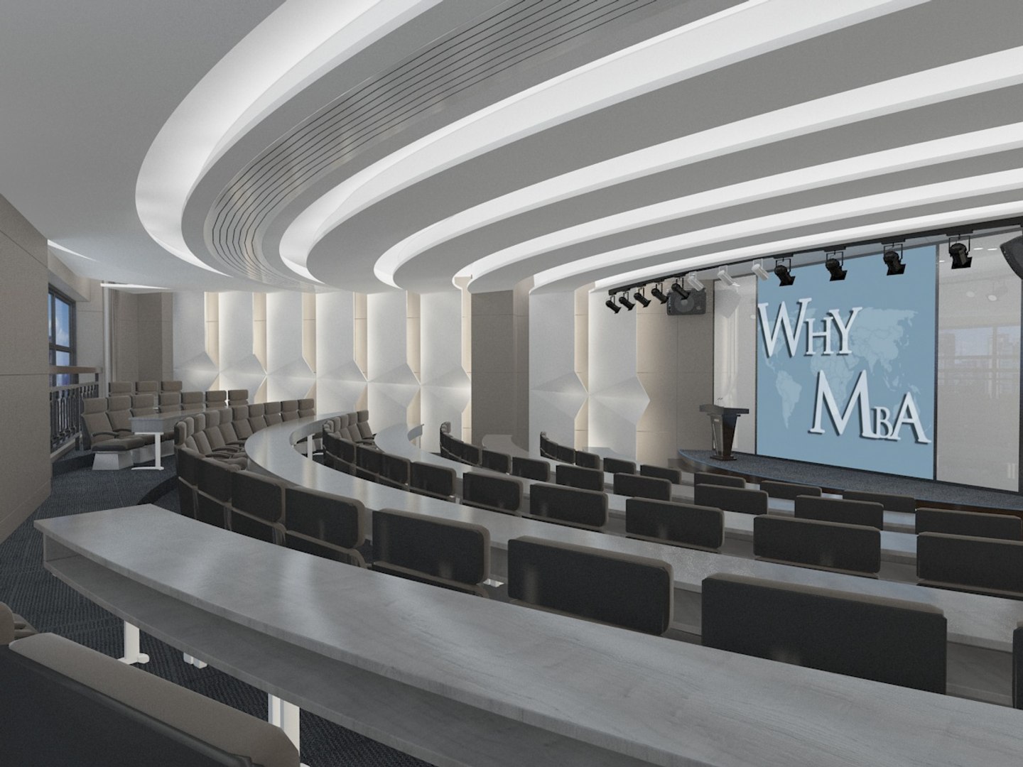 Conference Hall Model - TurboSquid 1948282