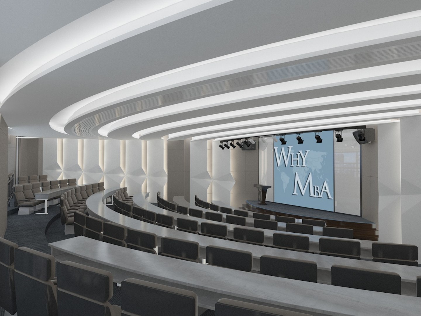 Conference Hall Model - TurboSquid 1948282