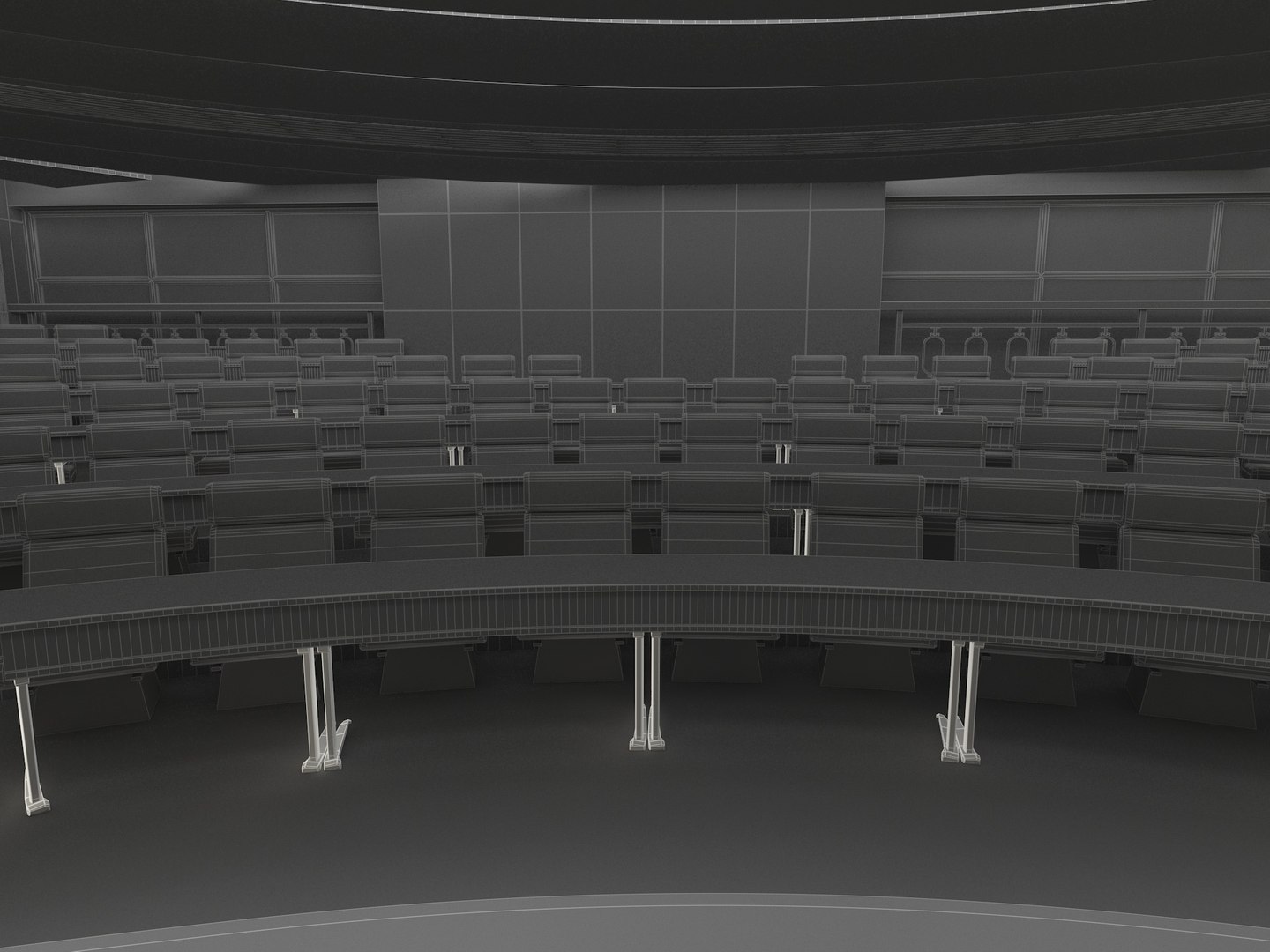 Conference Hall Model - TurboSquid 1948282