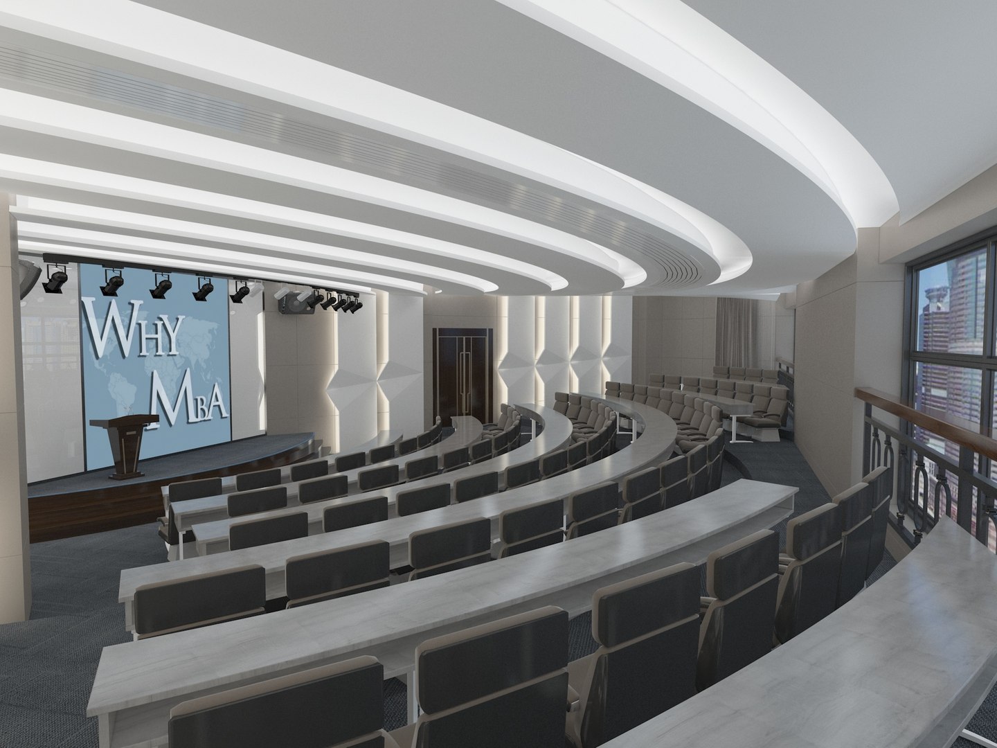 Conference Hall Model - TurboSquid 1948282