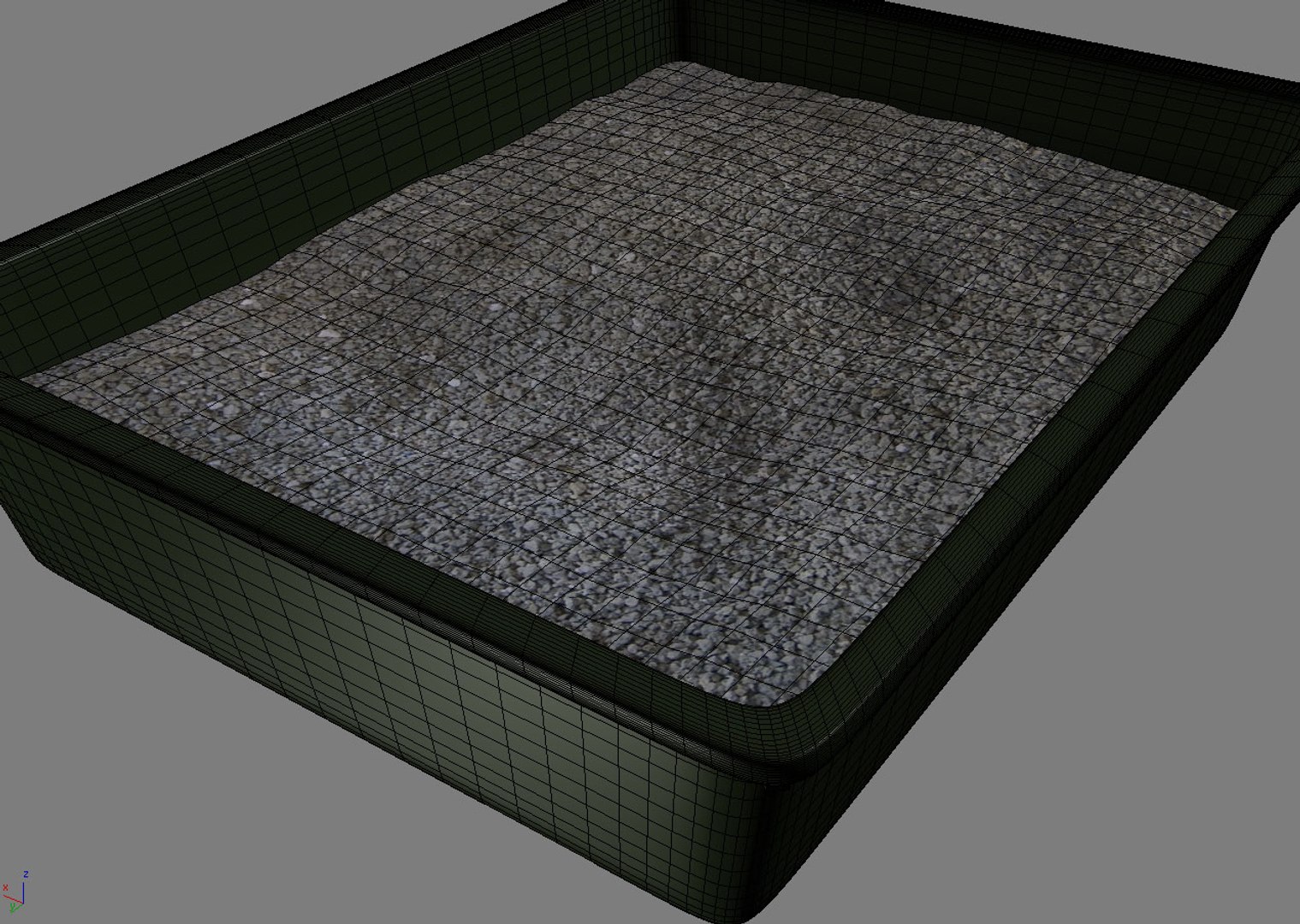 Cat Dog Litter 3d Model