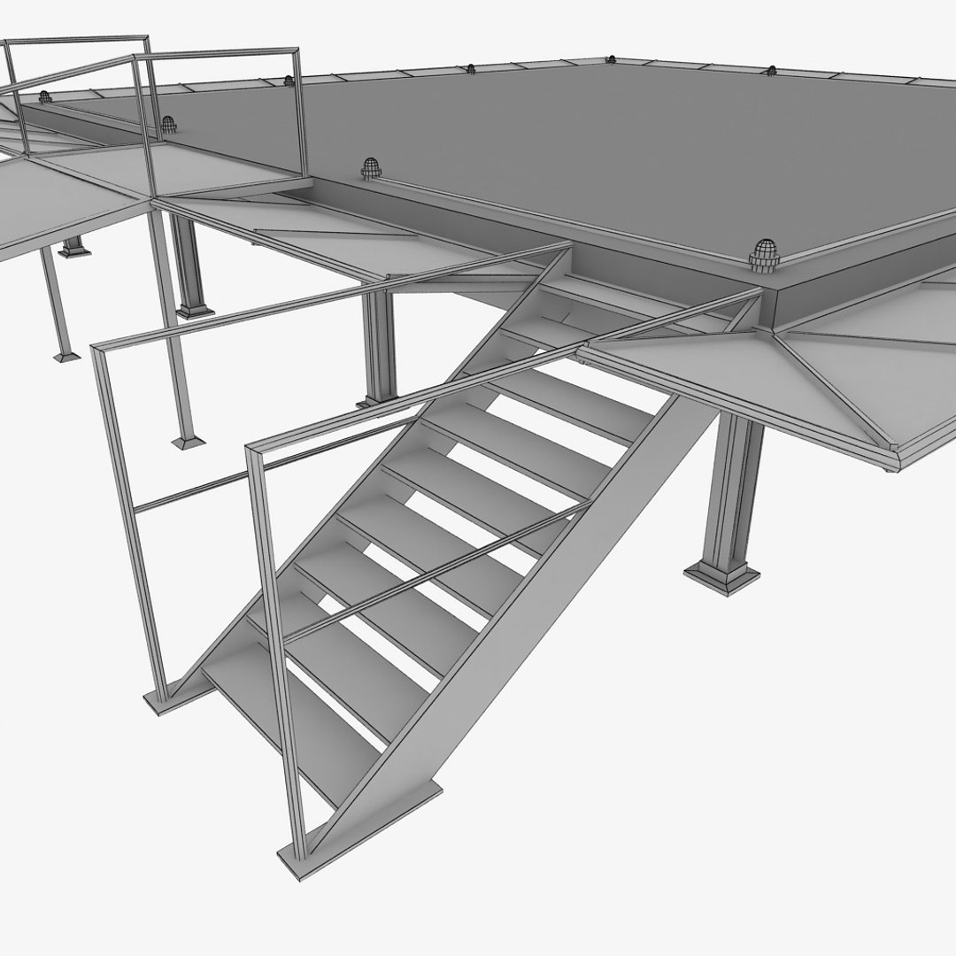 Squared Pad 3d Model
