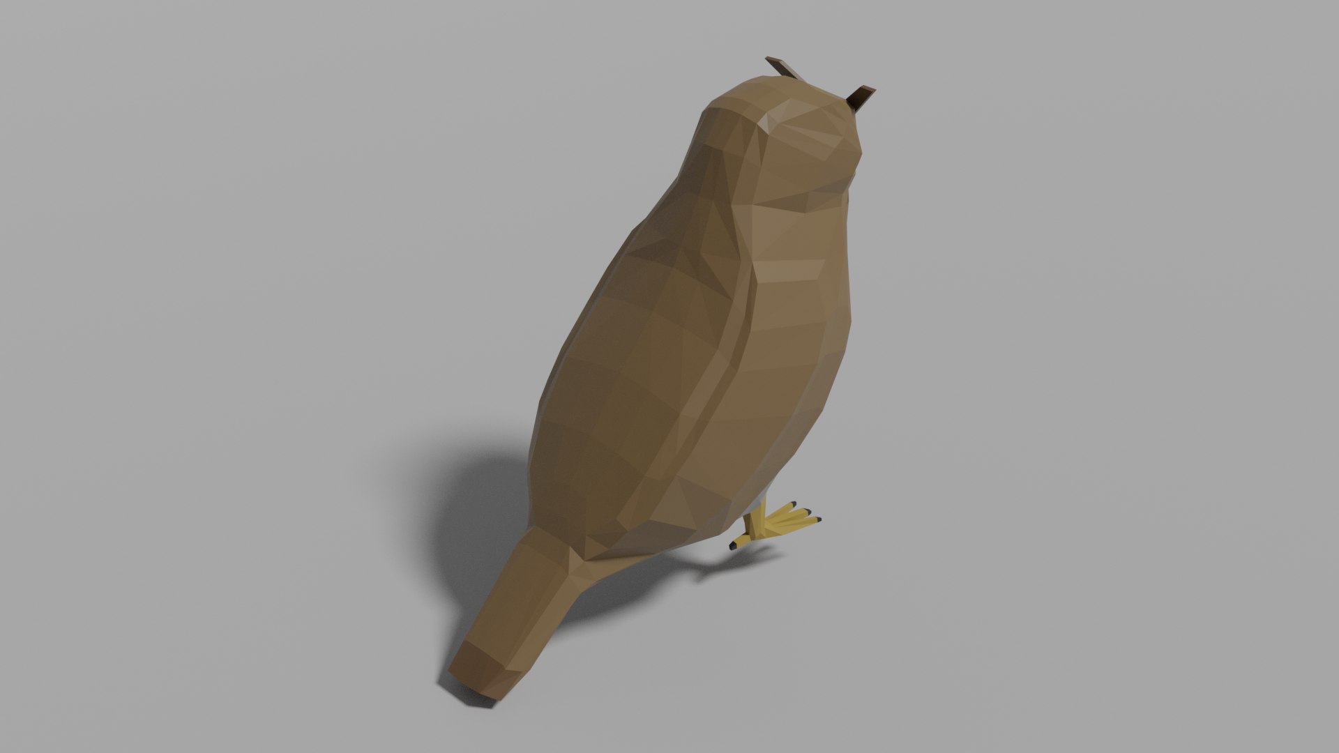 Cartoon Owl 3D Model - TurboSquid 1759505