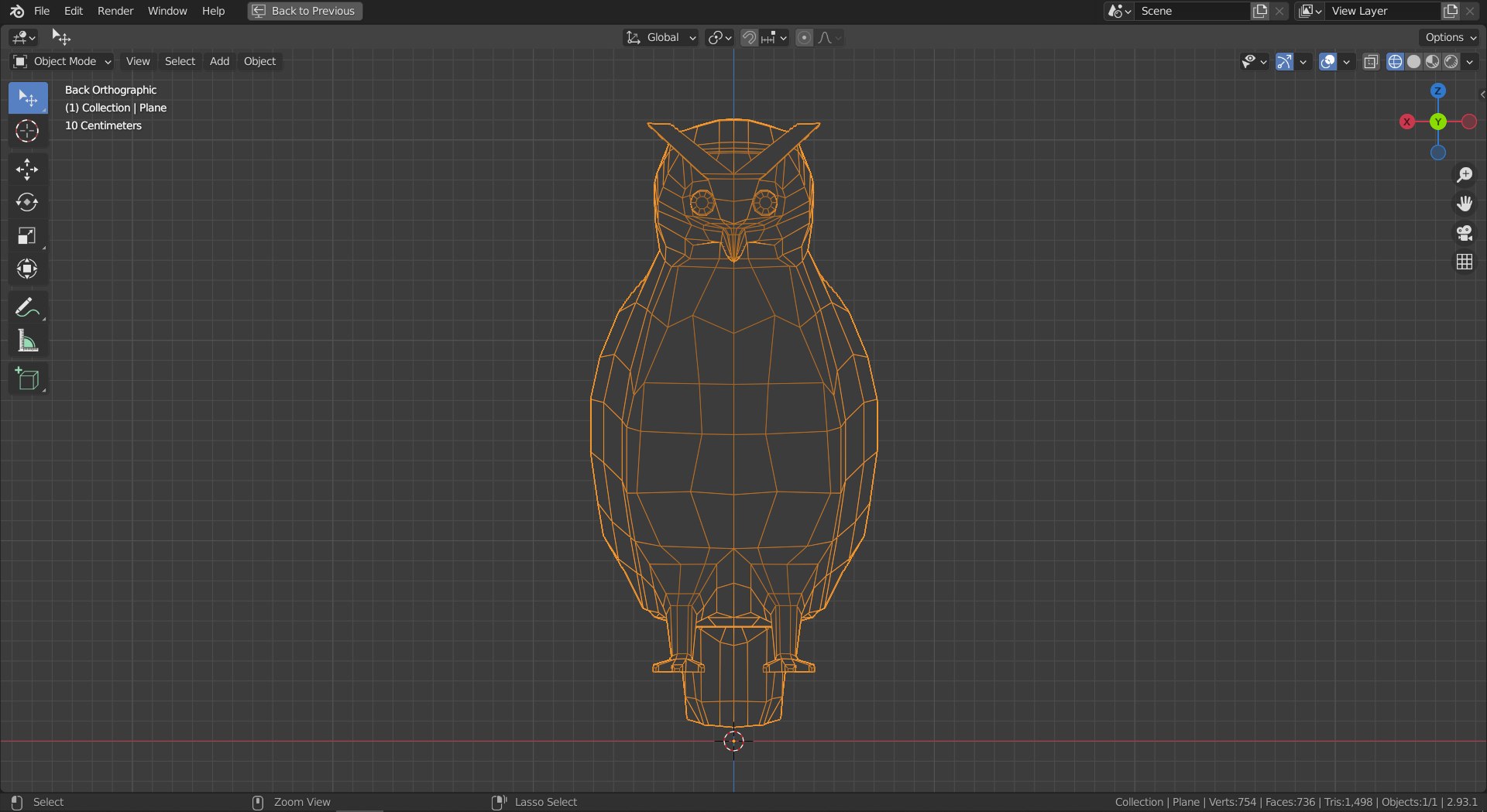 Cartoon Owl 3D Model - TurboSquid 1759505