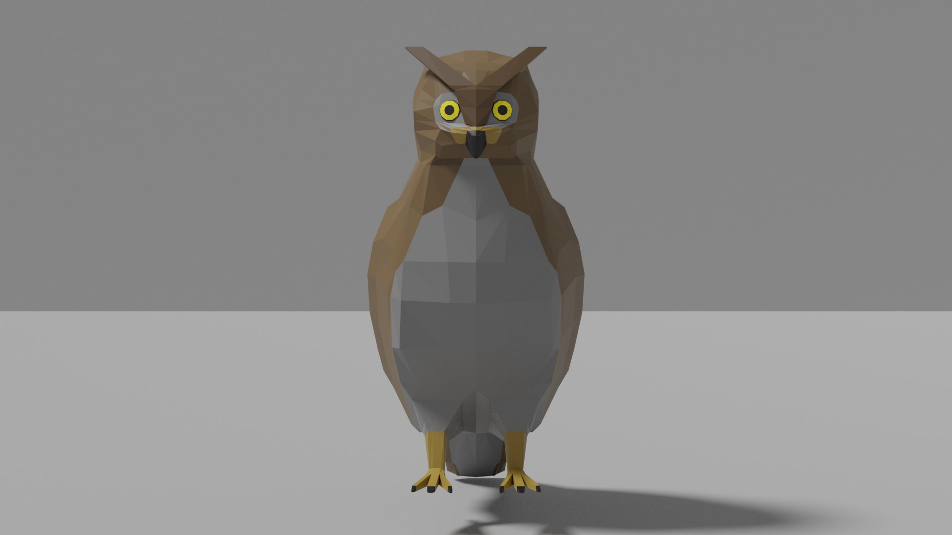 Cartoon Owl 3D Model - TurboSquid 1759505