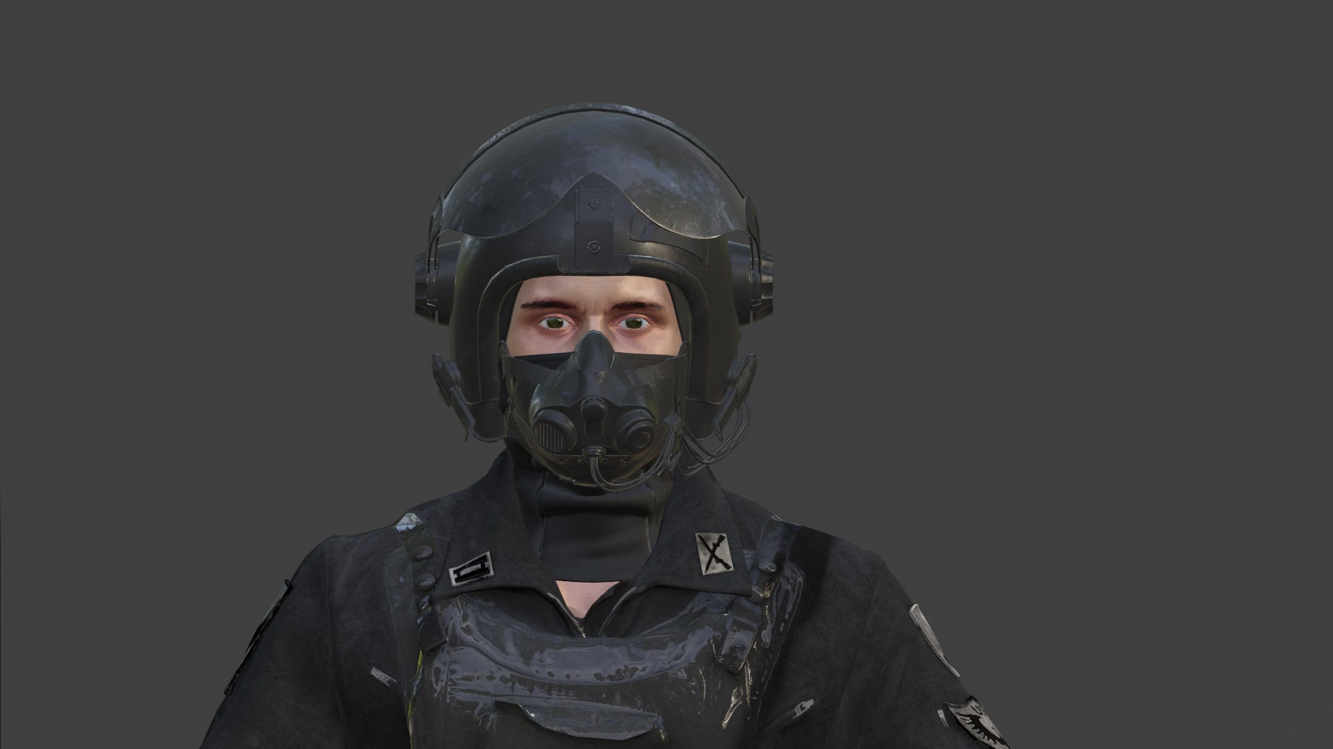 Pilot Base Model With Full Rig And Recolorable Removable Parts 3D Model ...