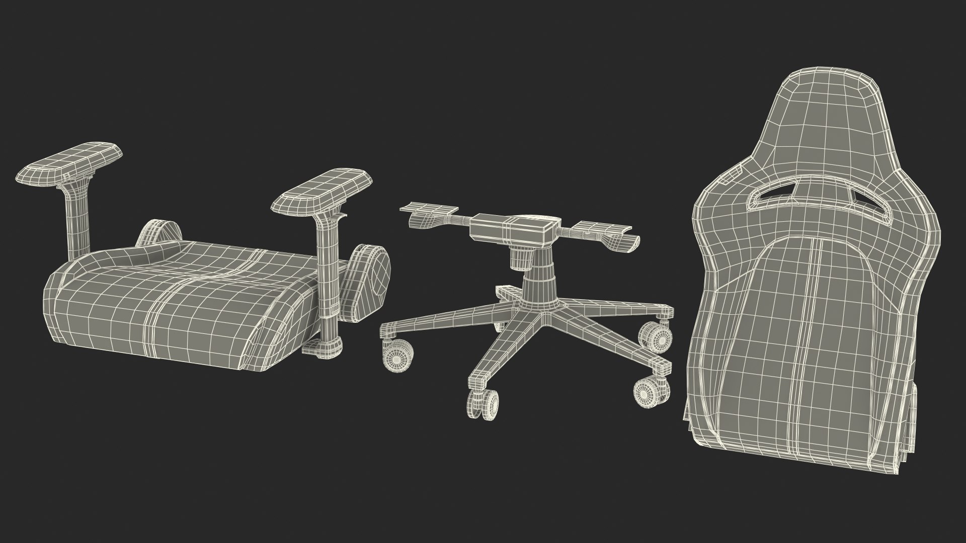 Ergonomic Computer Gaming Chair 3D Model - TurboSquid 2113241