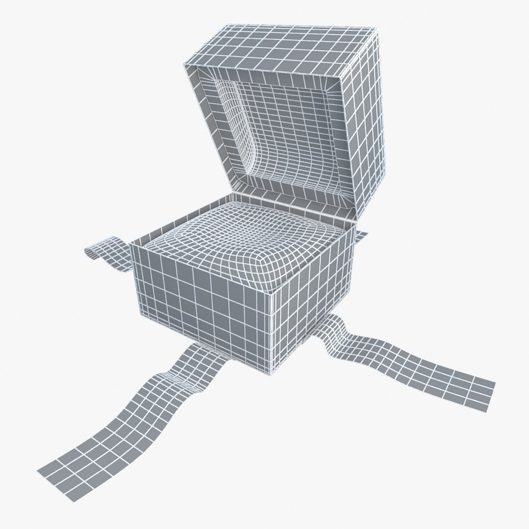 3d model christmas gift present box