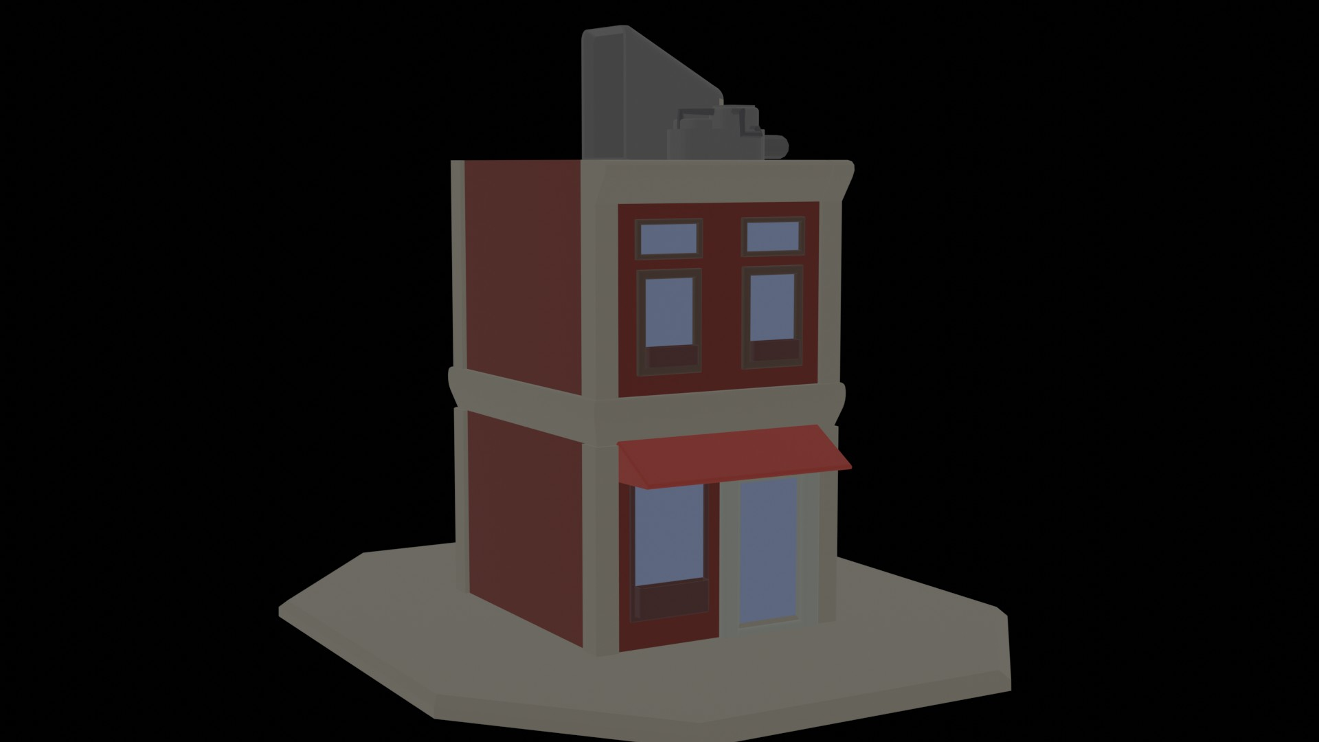 Cartoon Shop 3D - TurboSquid 2084565