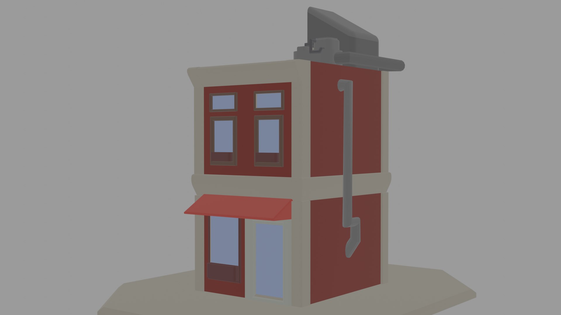 Cartoon Shop 3D - TurboSquid 2084565