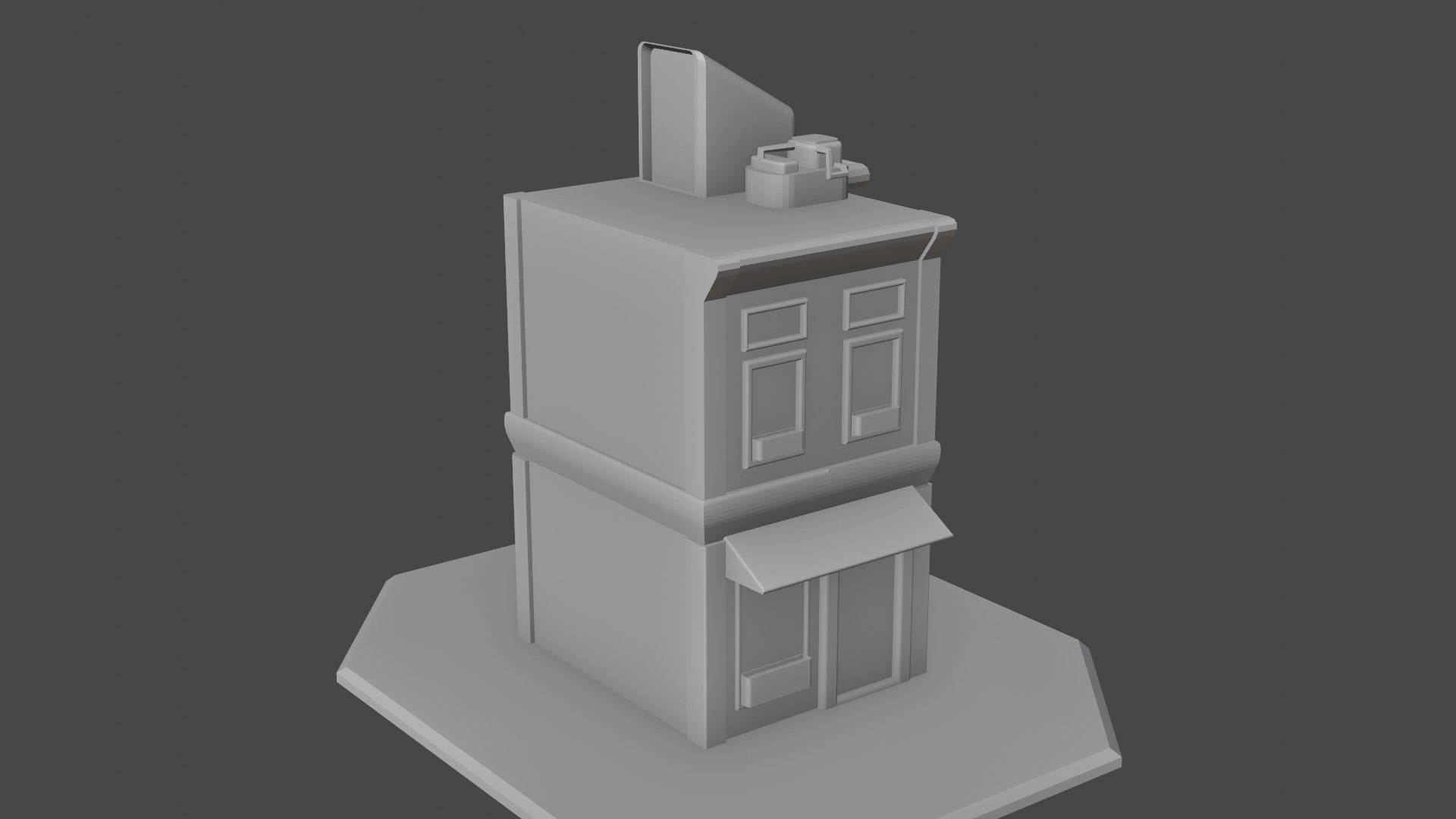 Cartoon Shop 3D - TurboSquid 2084565