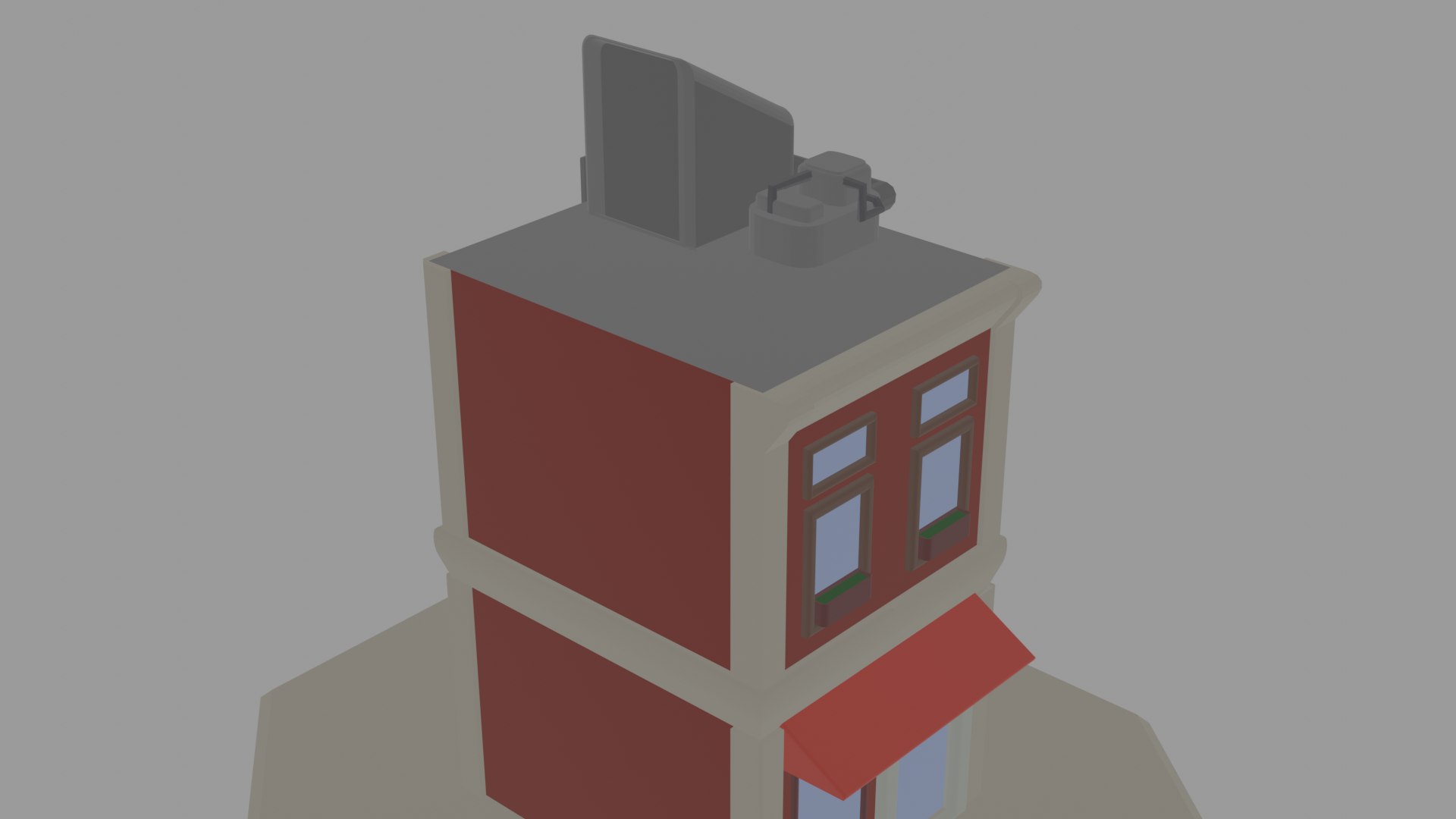 Cartoon Shop 3D - TurboSquid 2084565