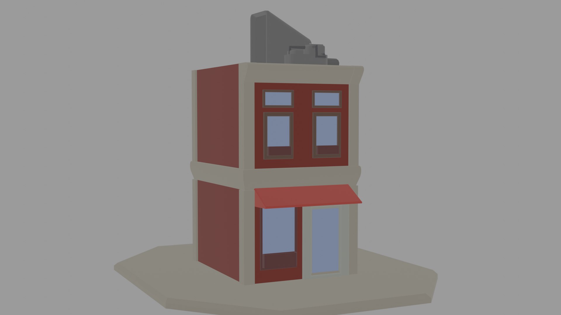 Cartoon Shop 3D - TurboSquid 2084565