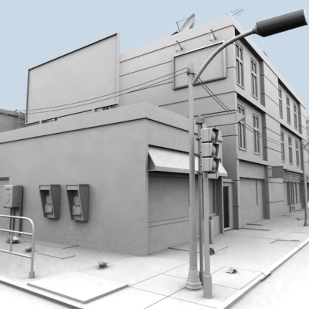 Max Definition Town Buildings 01