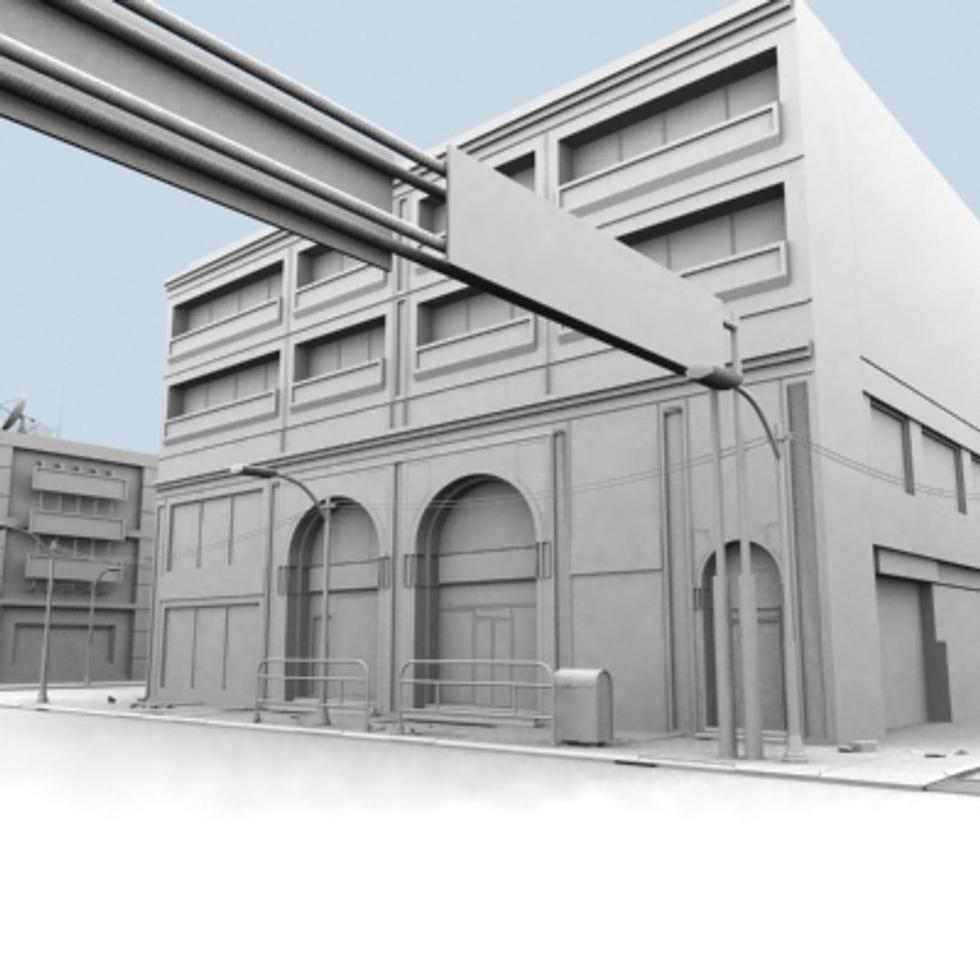 Max Definition Town Buildings 01