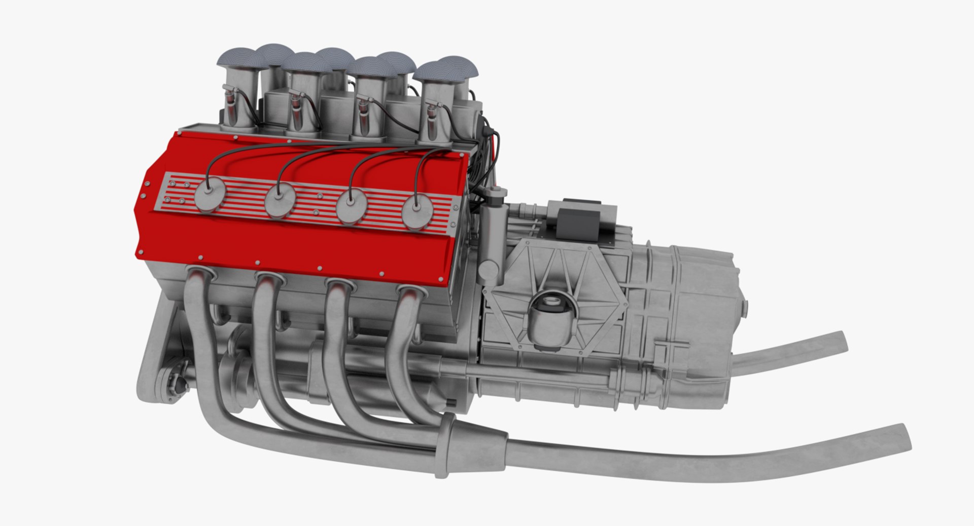 3D V8 Engine - TurboSquid 1286528