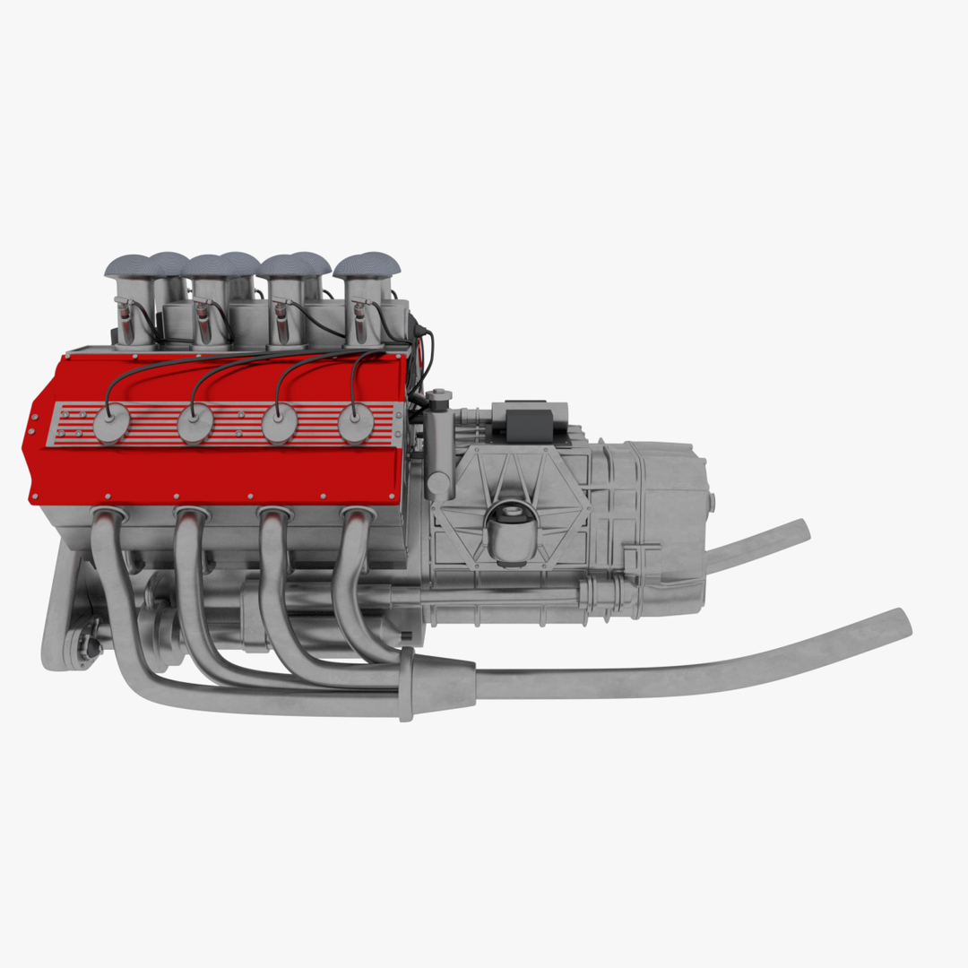 3D V8 Engine - TurboSquid 1286528