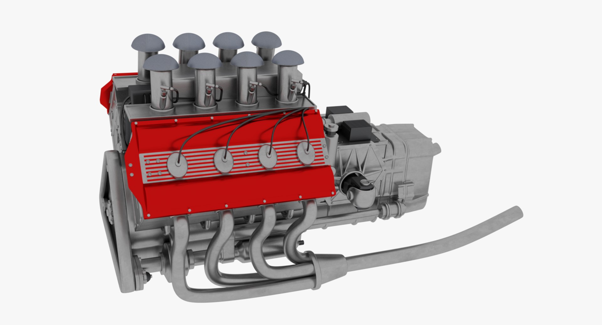 3D V8 Engine - TurboSquid 1286528