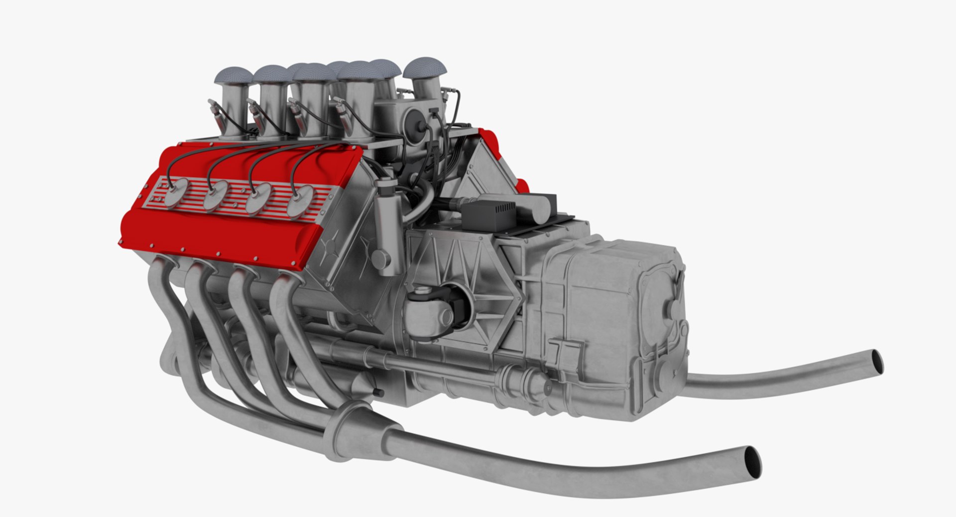 3D V8 Engine - TurboSquid 1286528