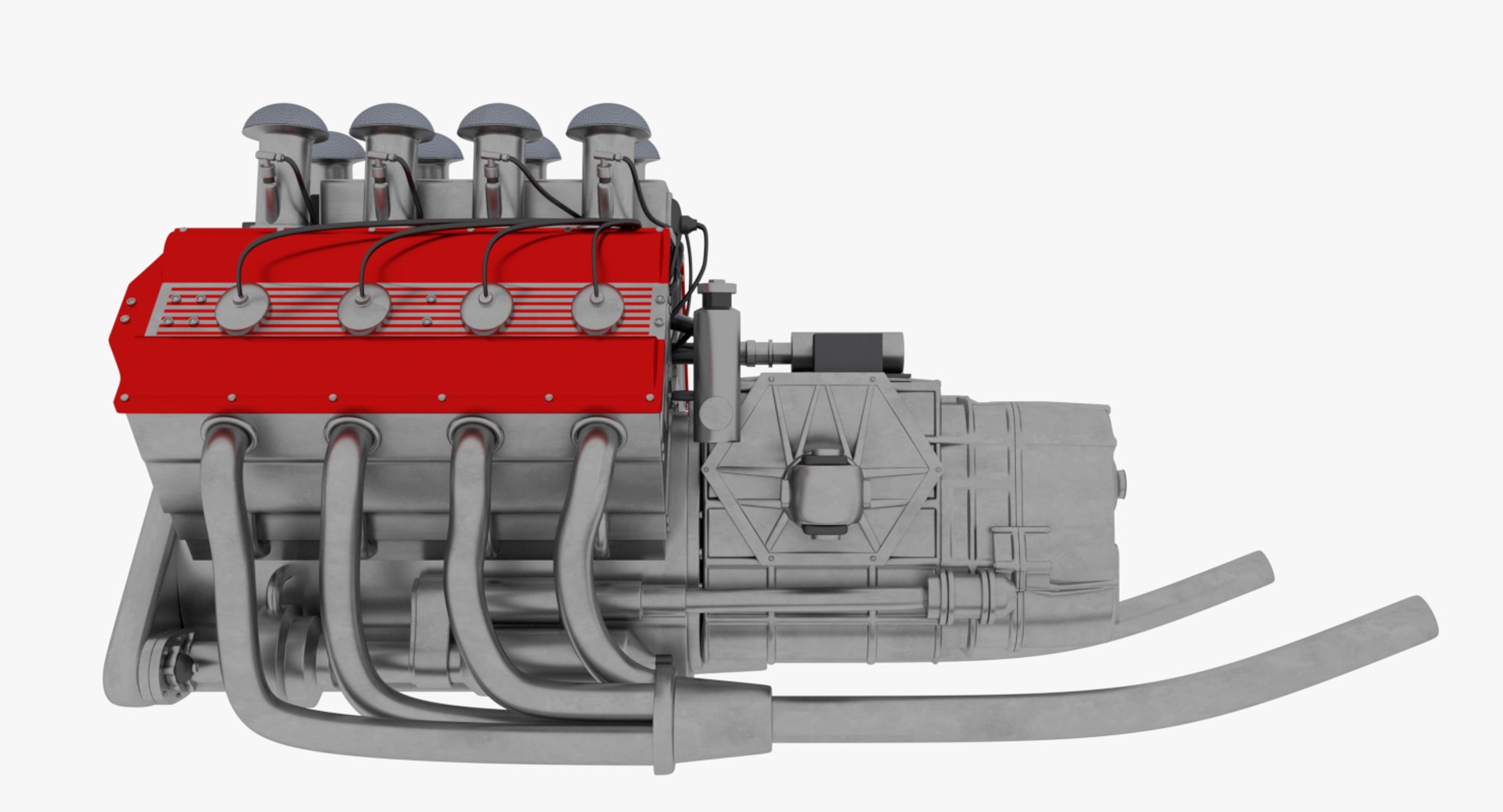 3D V8 Engine - TurboSquid 1286528