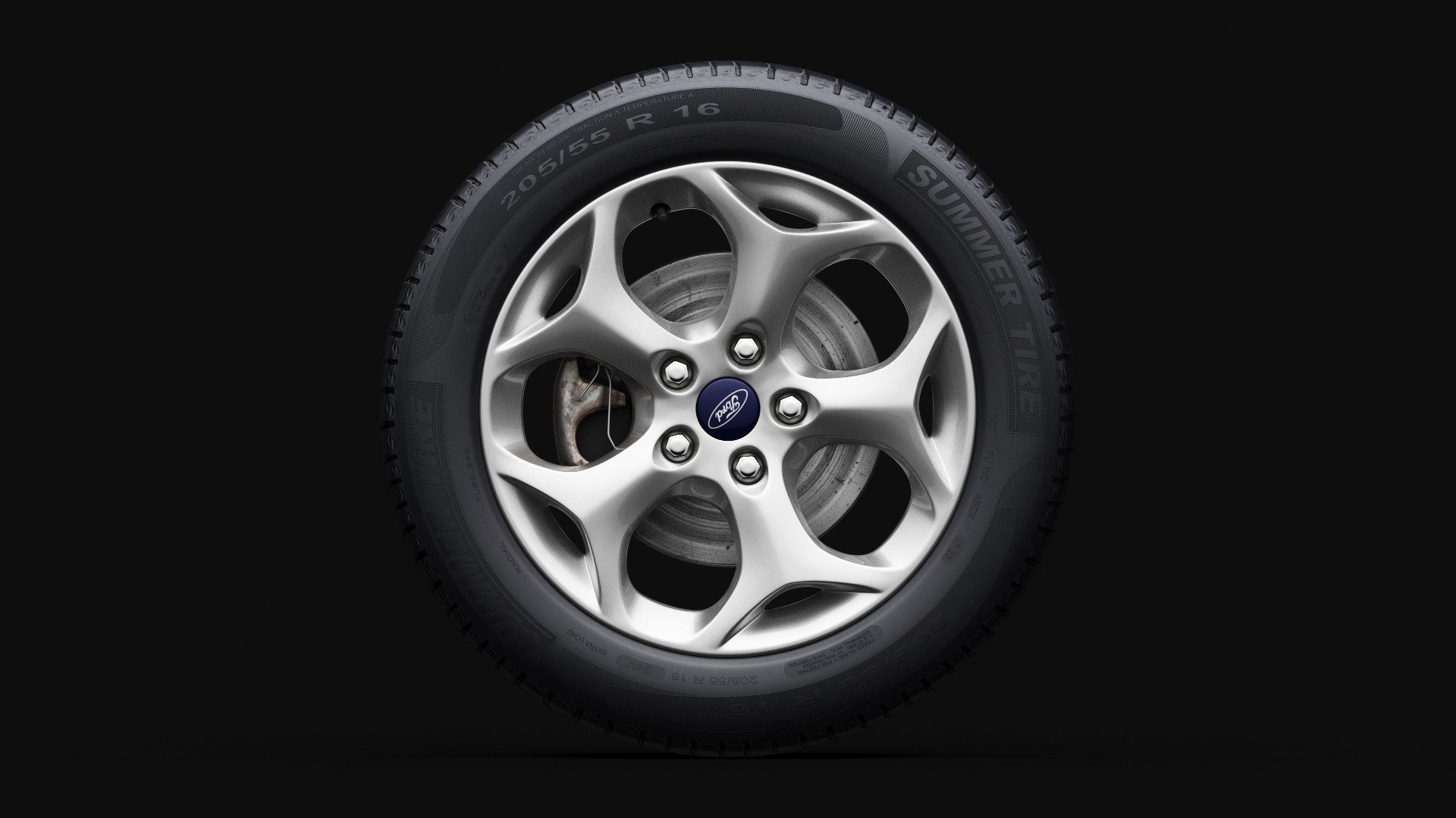 Ford Focus 16 Inch Rim 3D Model - TurboSquid 2053202
