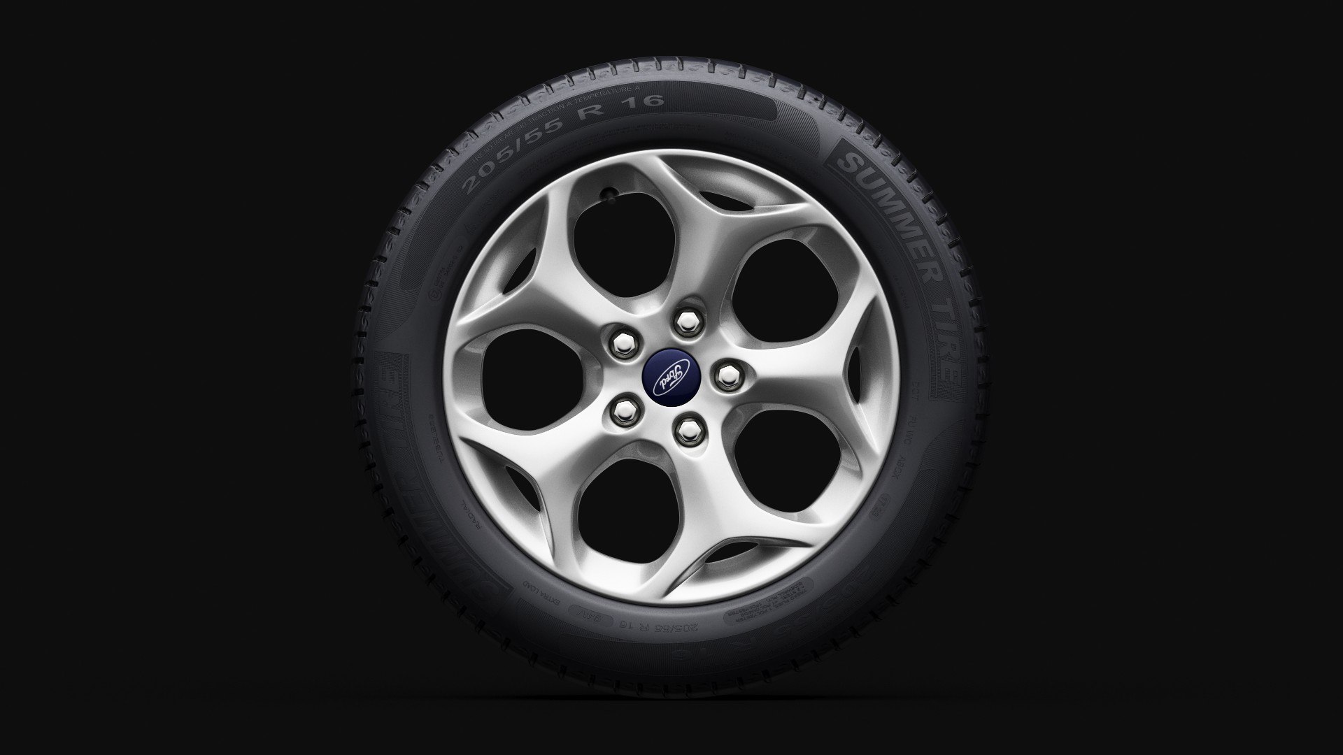 Ford Focus 16 Inch Rim 3D Model - TurboSquid 2053202