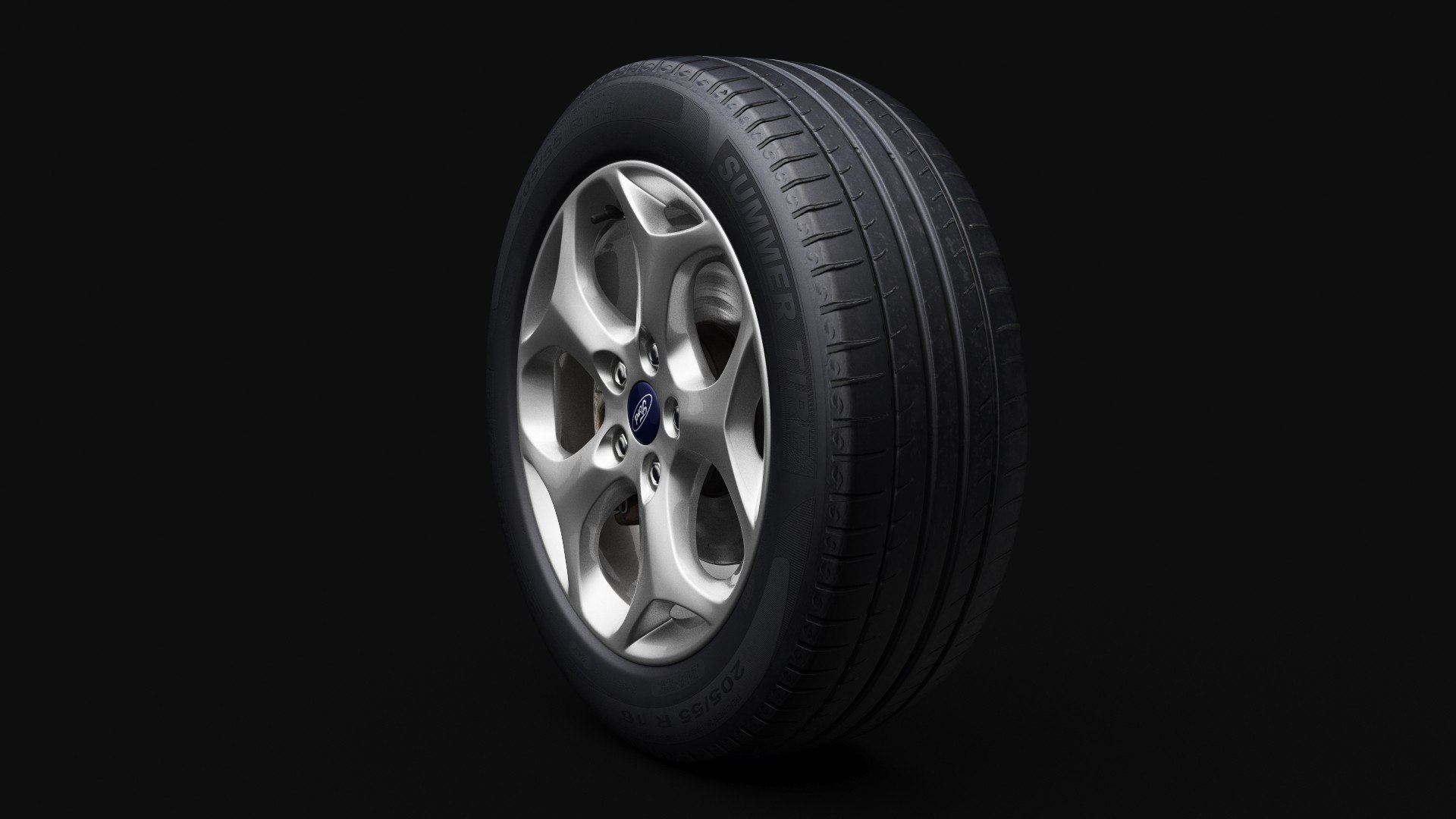 Ford Focus 16 Inch Rim 3D Model - TurboSquid 2053202