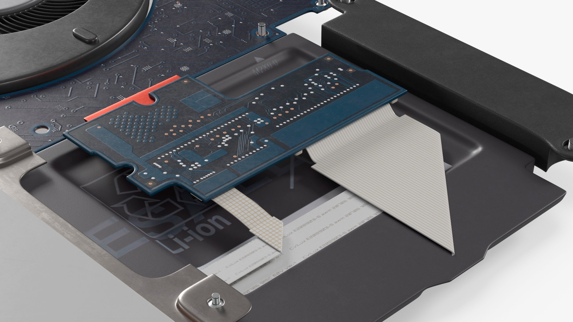 3D Model HP EliteBook X G1a Internal Hardware Assembly Midframe - TurboSquid 2461994