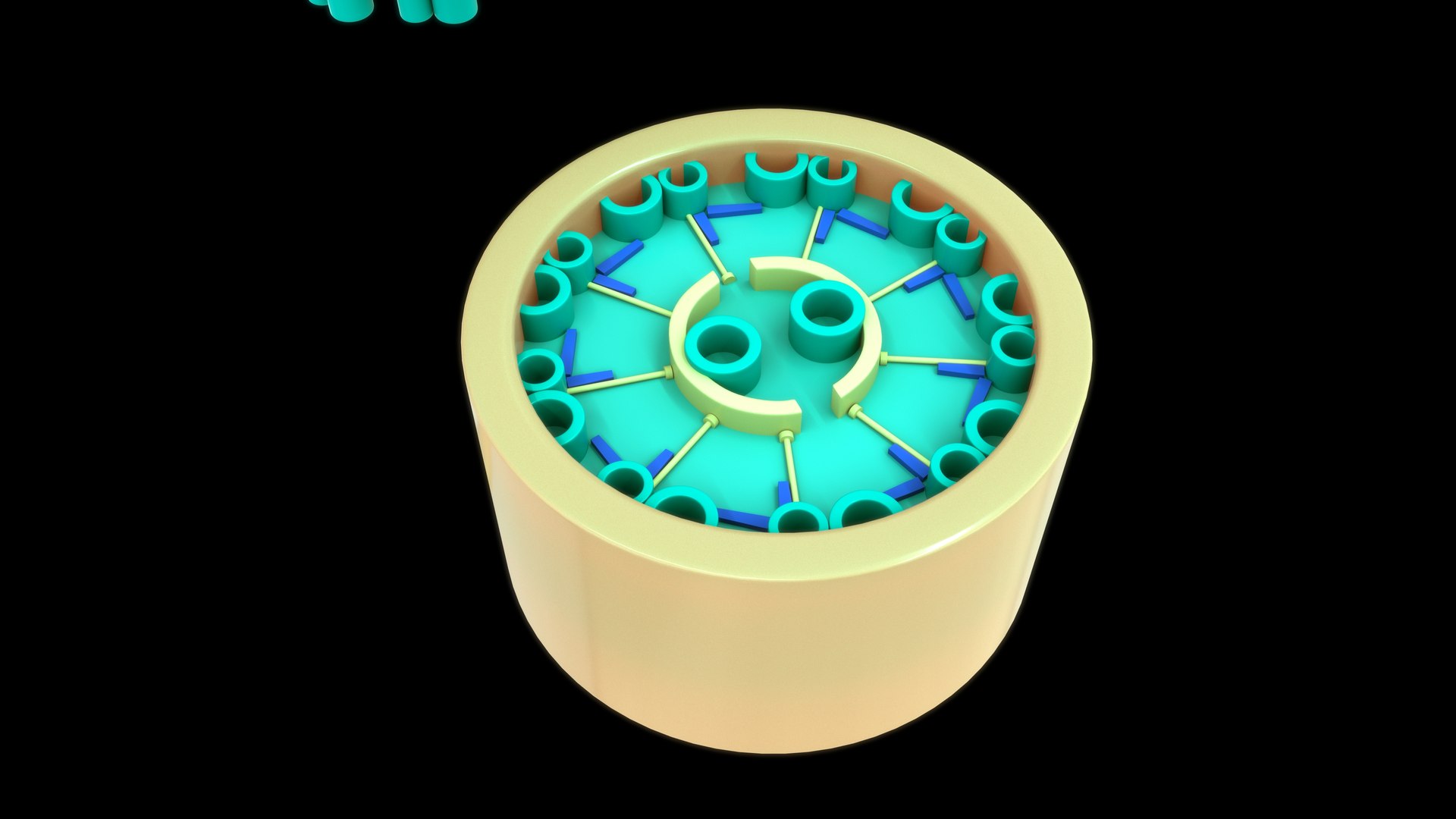 Basal Bodies Of Cilia And Flagella 3D Model - TurboSquid 2205445