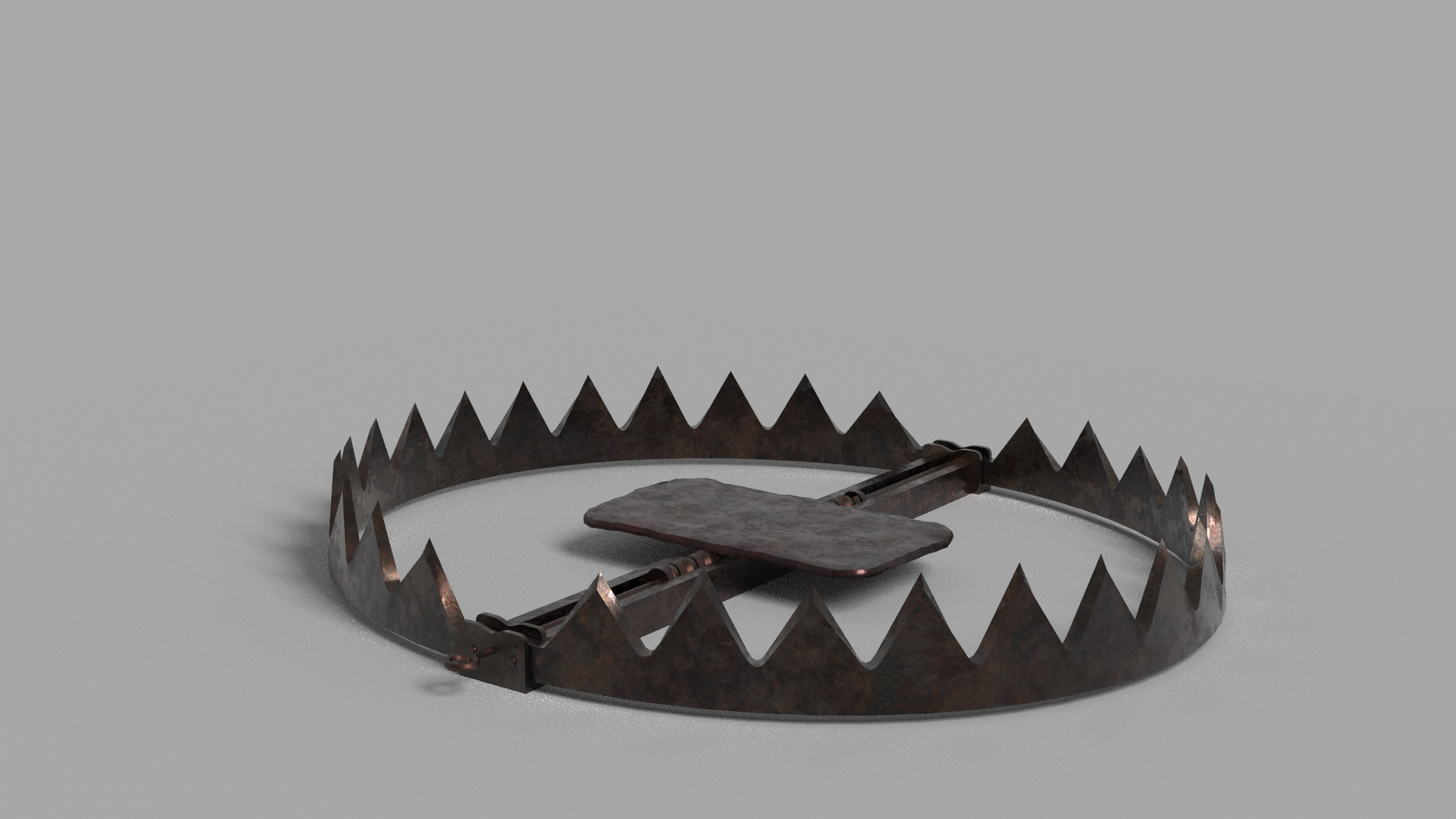 BEAR TRAP 3D MODEL REALISTIC Model - TurboSquid 2049315