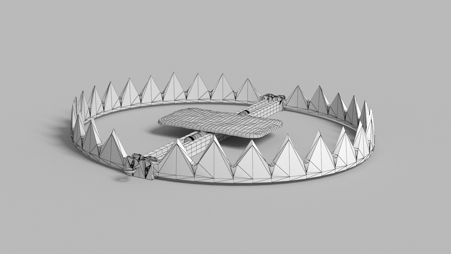 BEAR TRAP 3D MODEL REALISTIC Model - TurboSquid 2049315