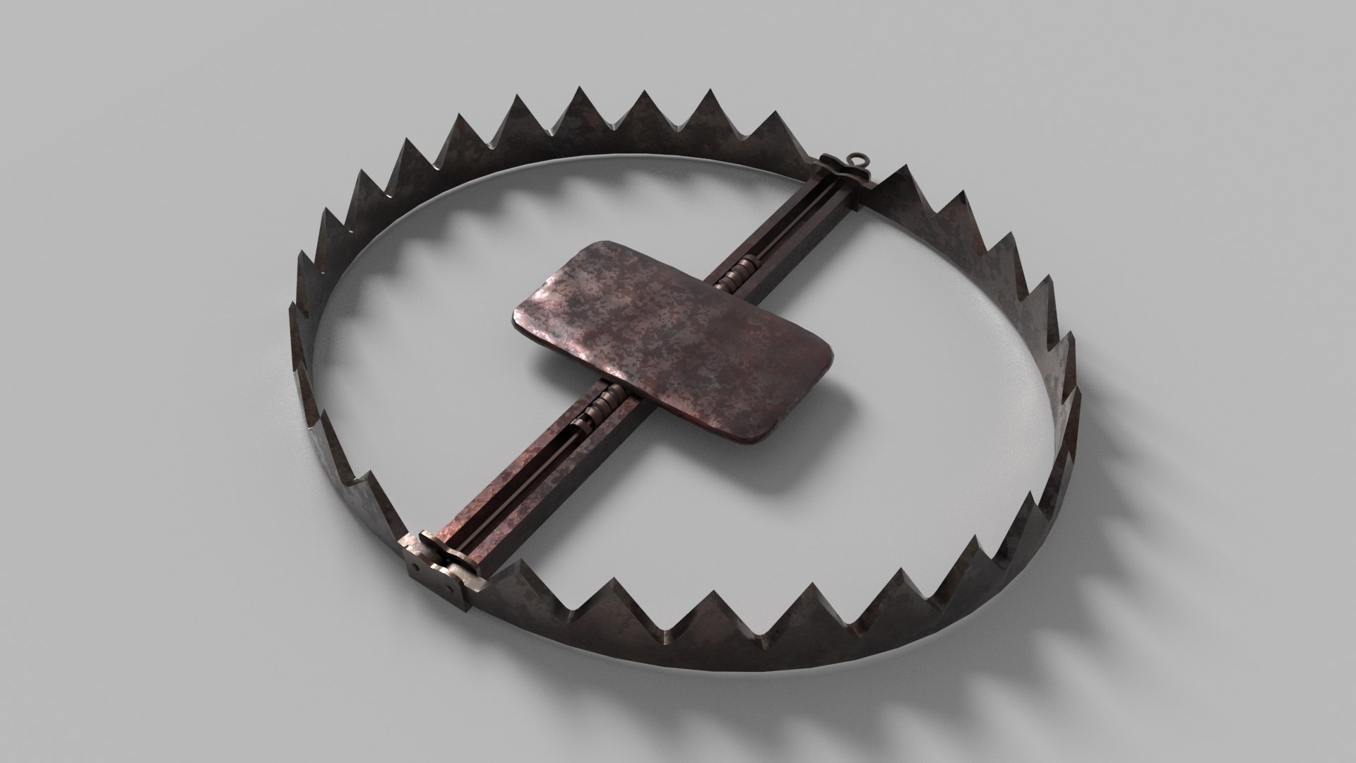 BEAR TRAP 3D MODEL REALISTIC Model - TurboSquid 2049315