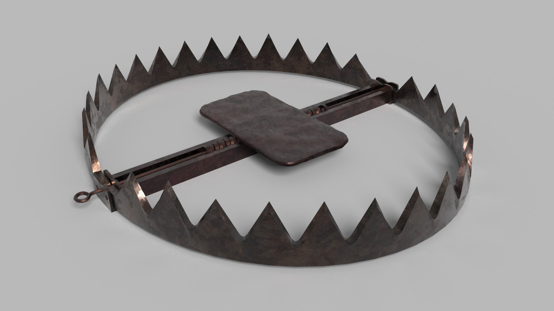 BEAR TRAP 3D MODEL REALISTIC Model - TurboSquid 2049315