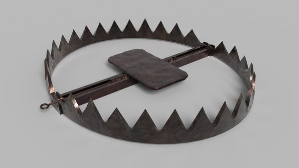 modelo 3d BEAR TRAP 3D MODEL REALISTIC - TurboSquid 2049315