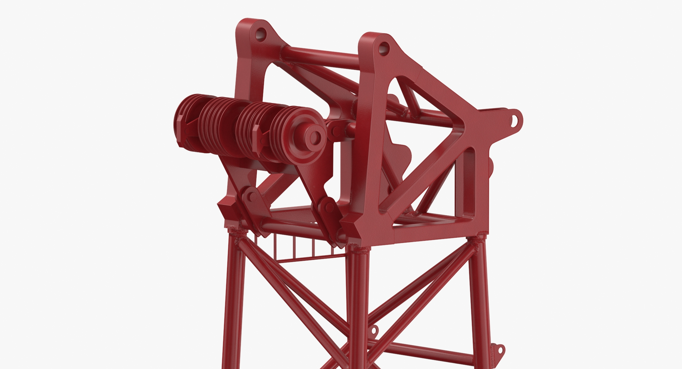 3D crane s head section model - TurboSquid 1680112