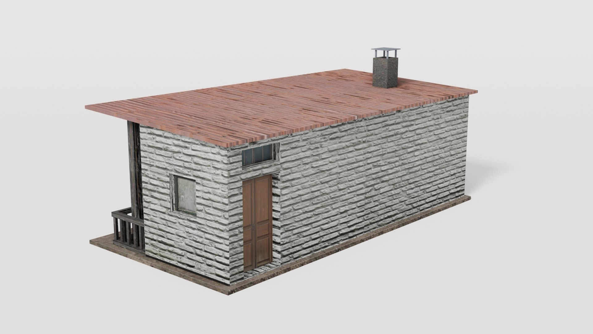 Small Rural Train Stop 3D - TurboSquid 2092483