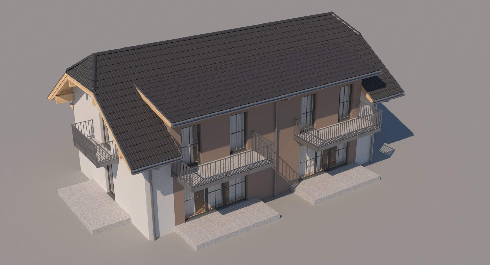 House Roof 3D Model - TurboSquid 1382930