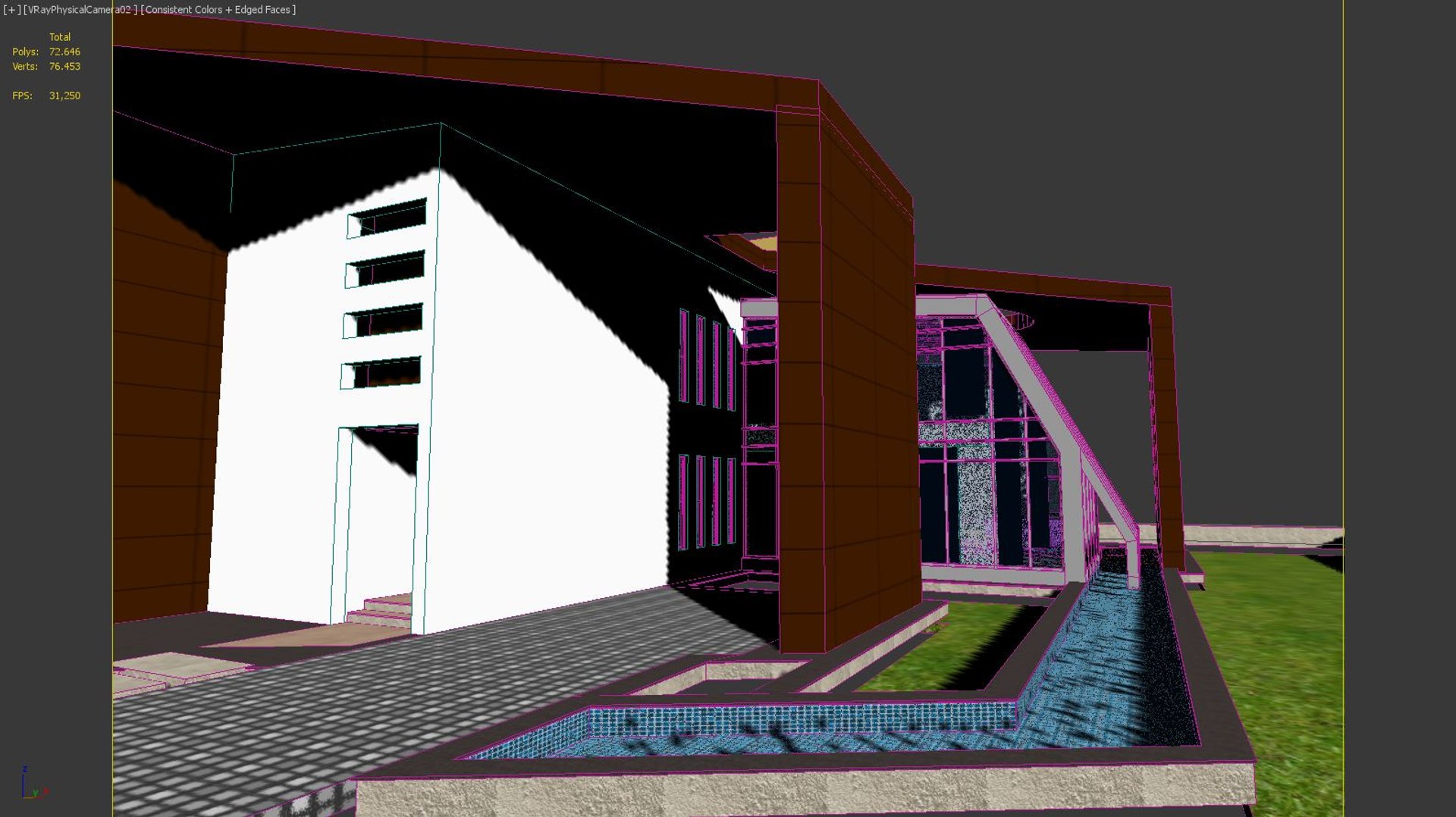 3D Scene House Design Building Walls - TurboSquid 1364763