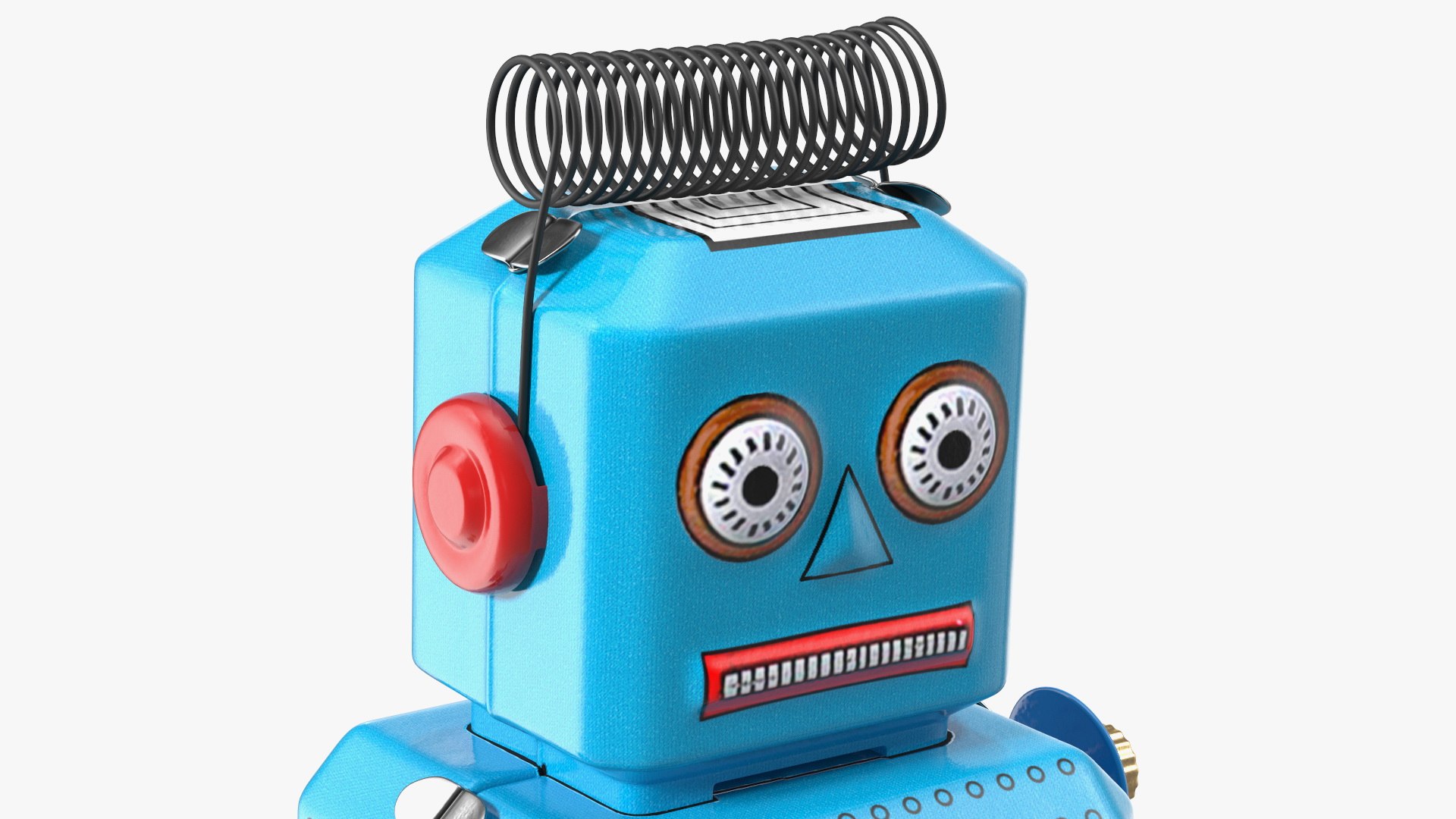 3D Metal Walking Tin Toy Retro Robot Rigged For Cinema 4D - TurboSquid ...