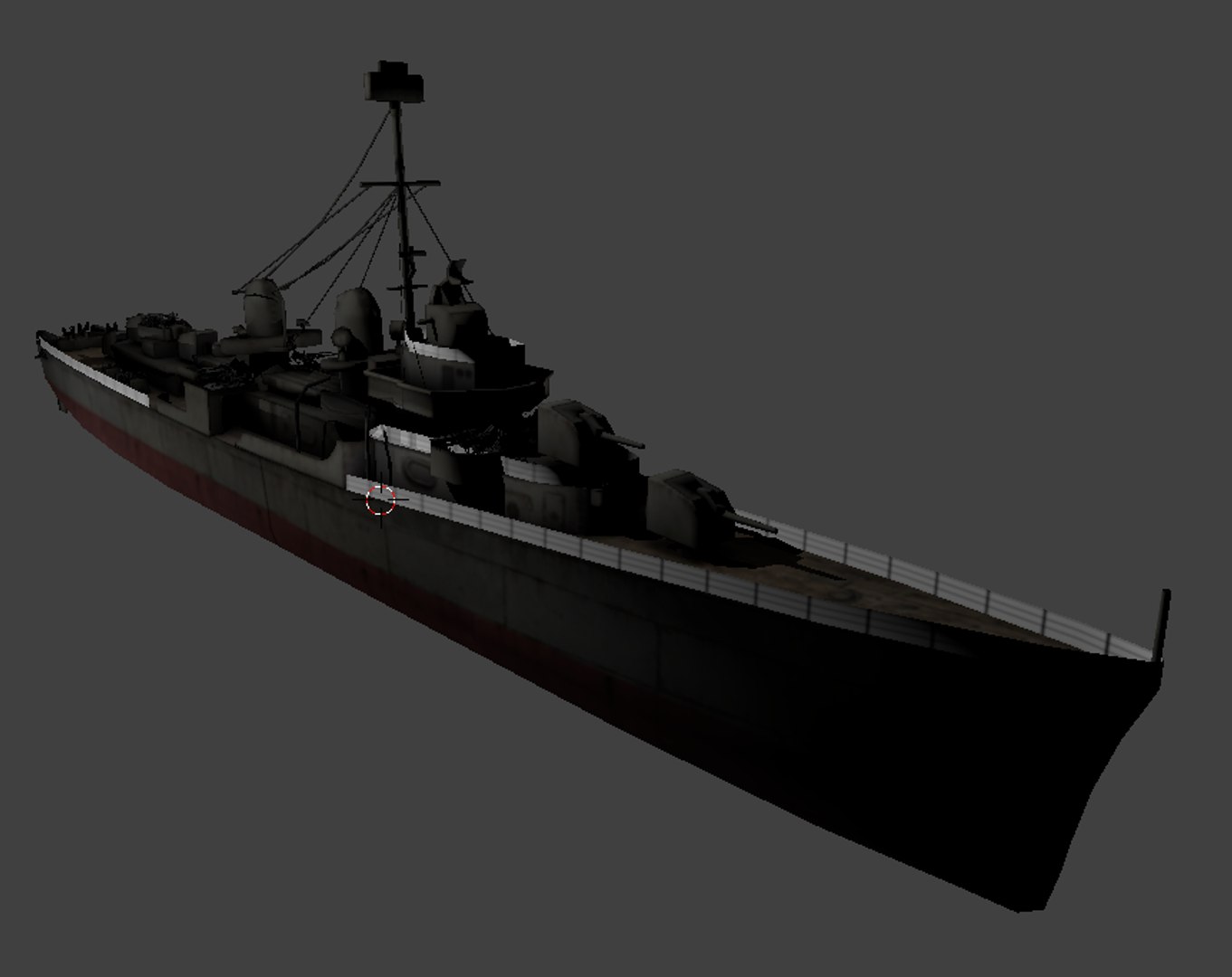 3D American Fletcher Class Destroyer - TurboSquid 1297139