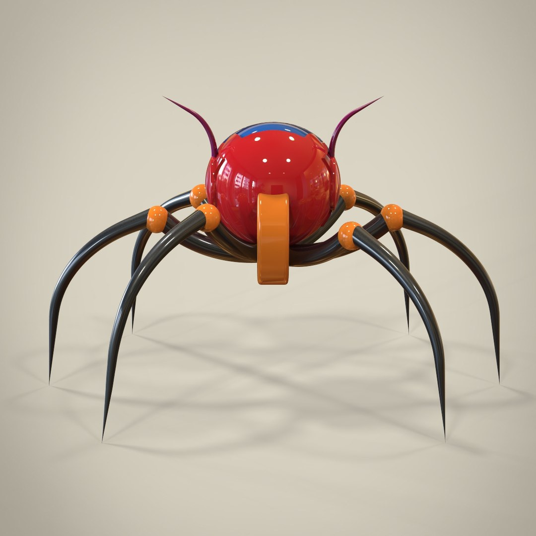 Robot Spider 3D Model - TurboSquid 1389216