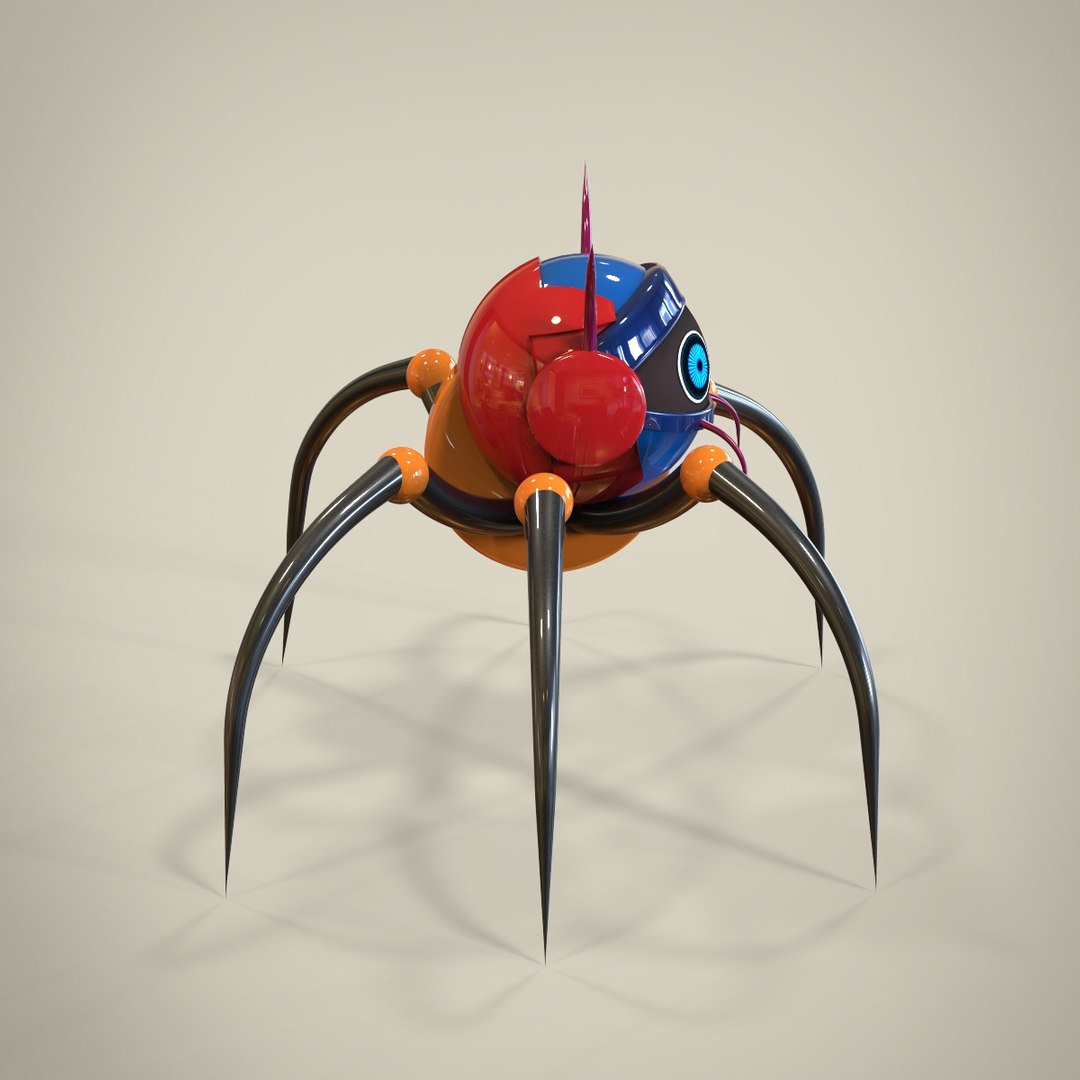 Robot Spider 3D Model - TurboSquid 1389216