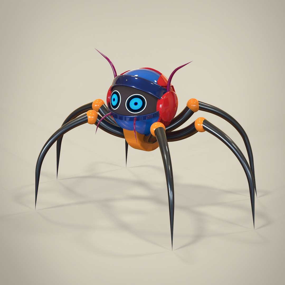 Robot Spider 3D Model - TurboSquid 1389216
