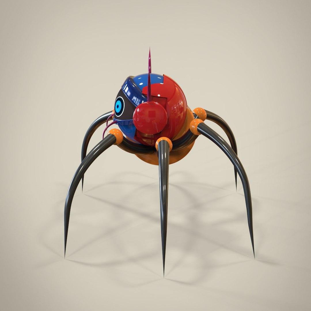 Robot Spider 3D Model - TurboSquid 1389216