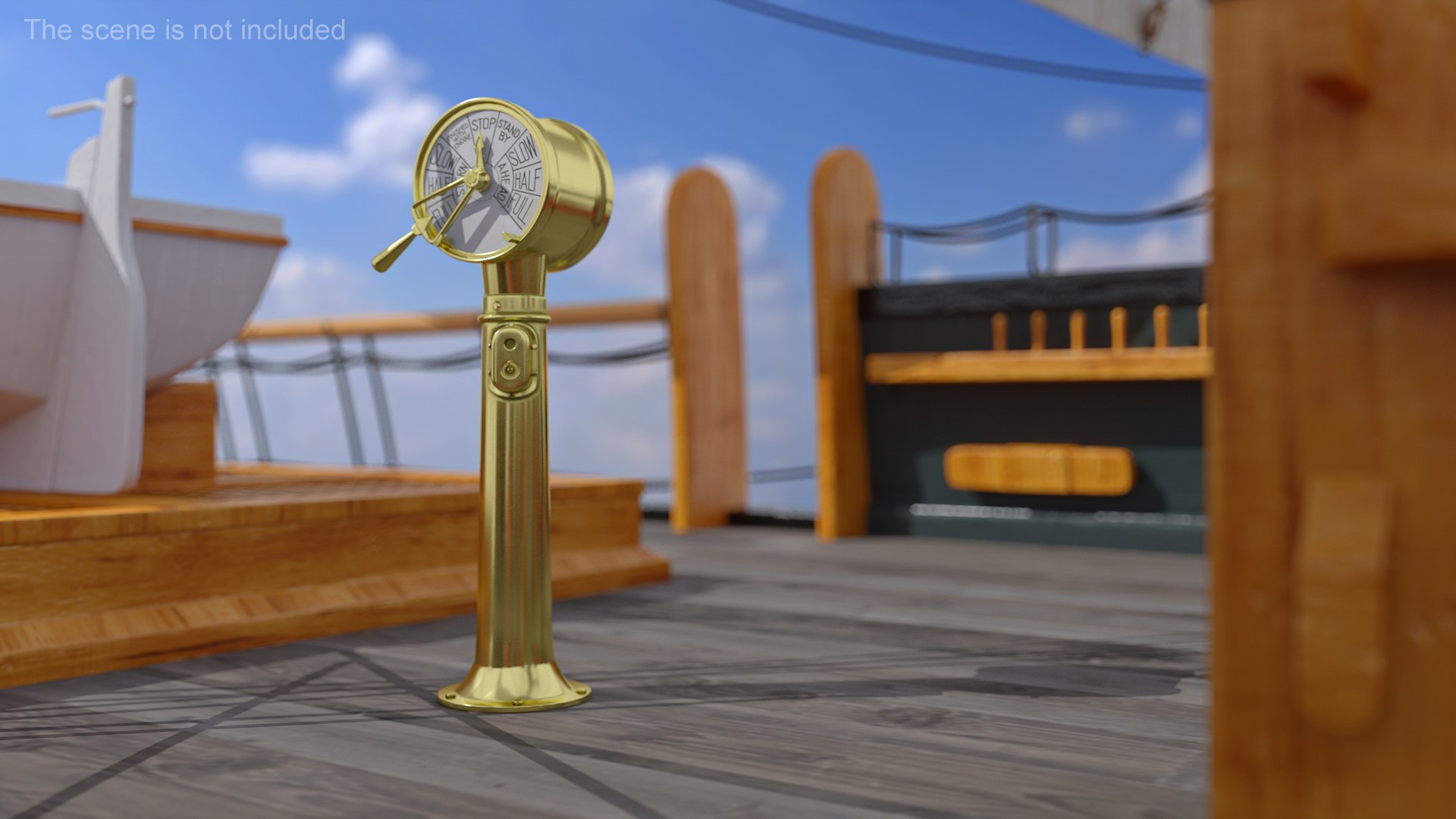 Old Ship Throttle Speed Control Model - TurboSquid 2003066