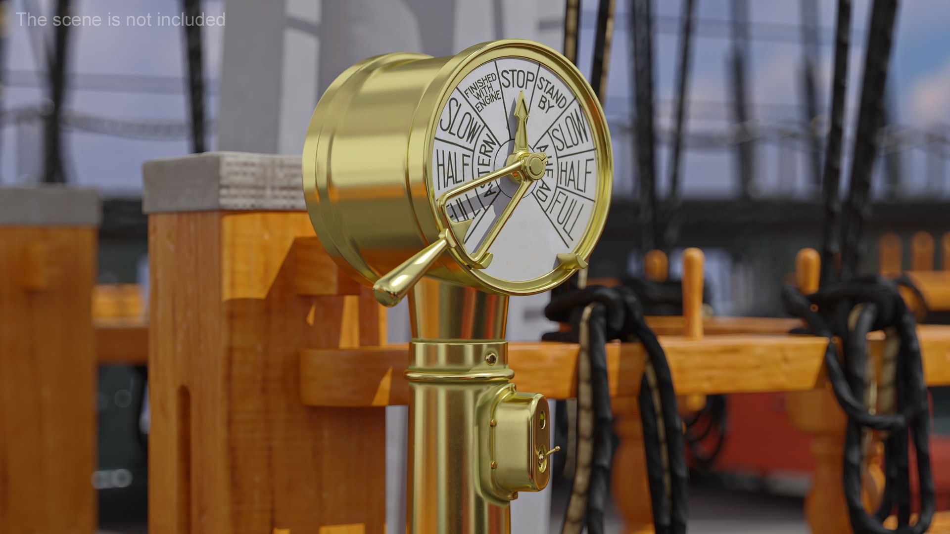 Old Ship Throttle Speed Control Model - TurboSquid 2003066