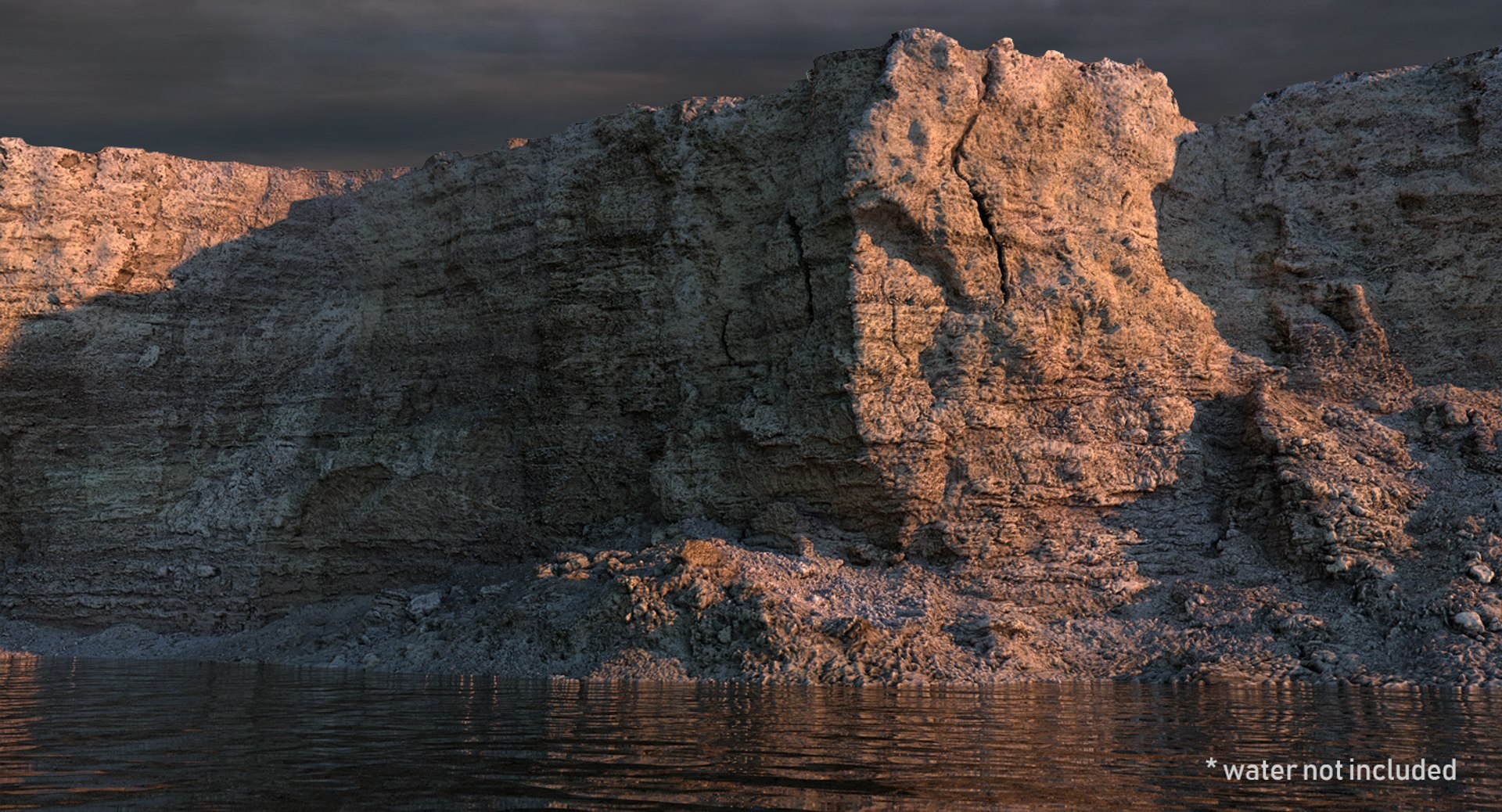 3D Sandy Cliff 8k Scanned - TurboSquid 1480744