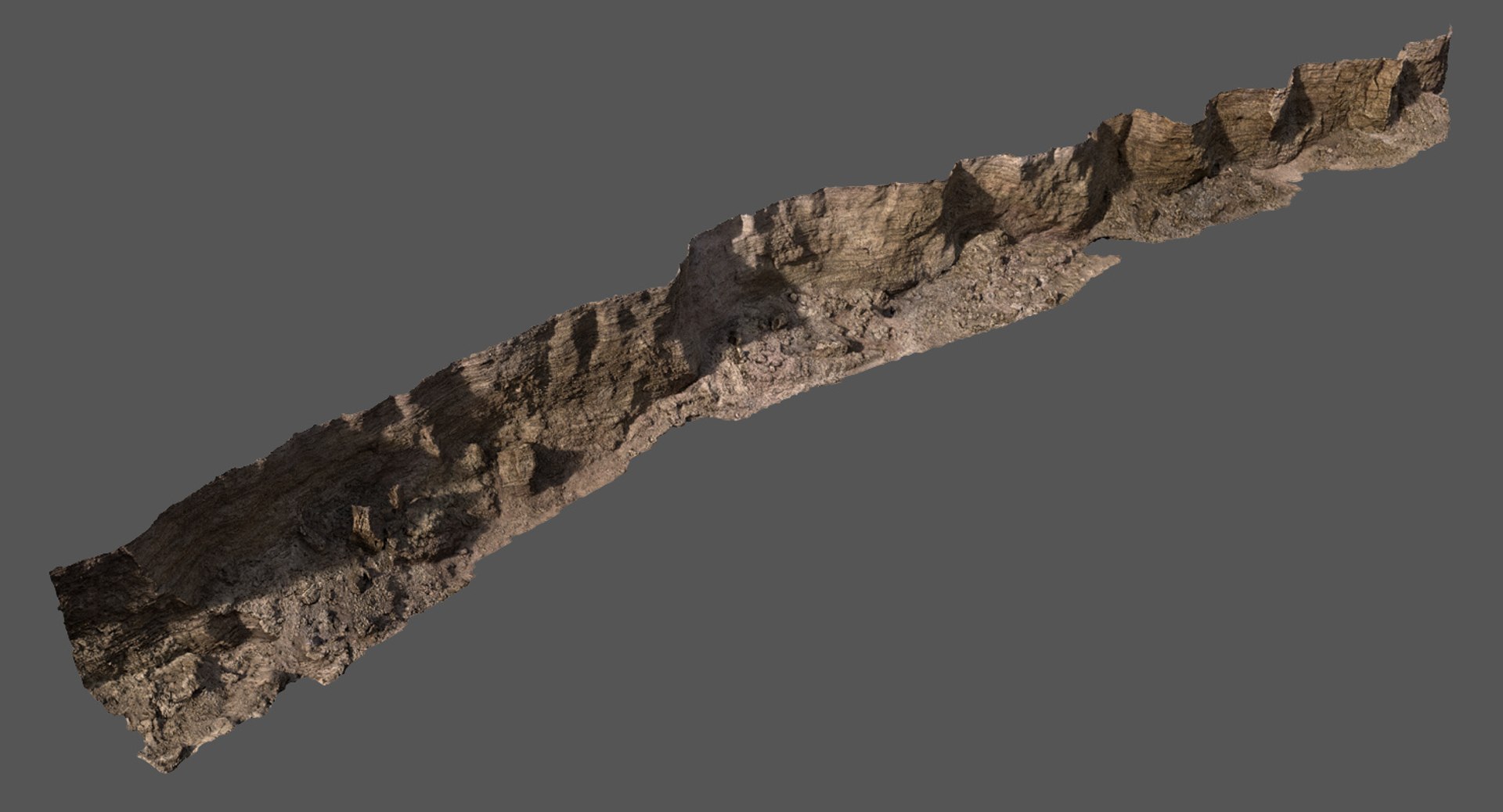 3D Sandy Cliff 8k Scanned - TurboSquid 1480744