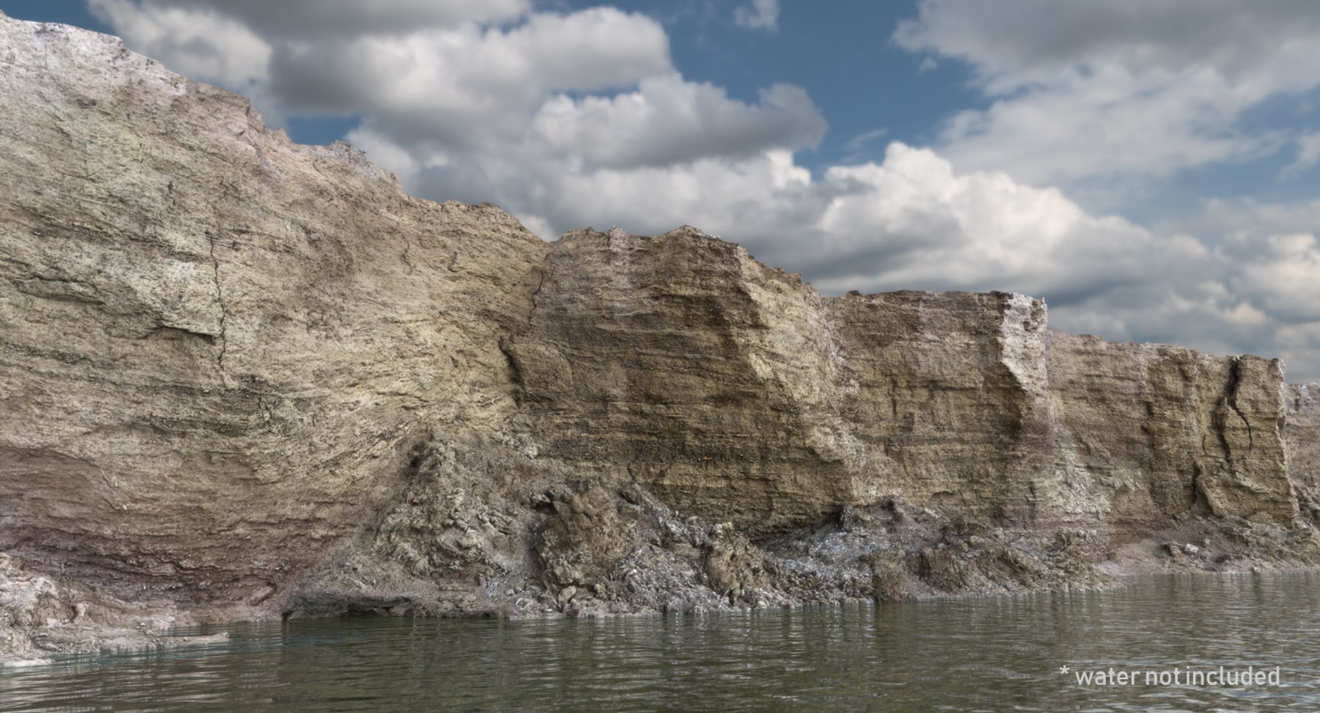 3D Sandy Cliff 8k Scanned - TurboSquid 1480744