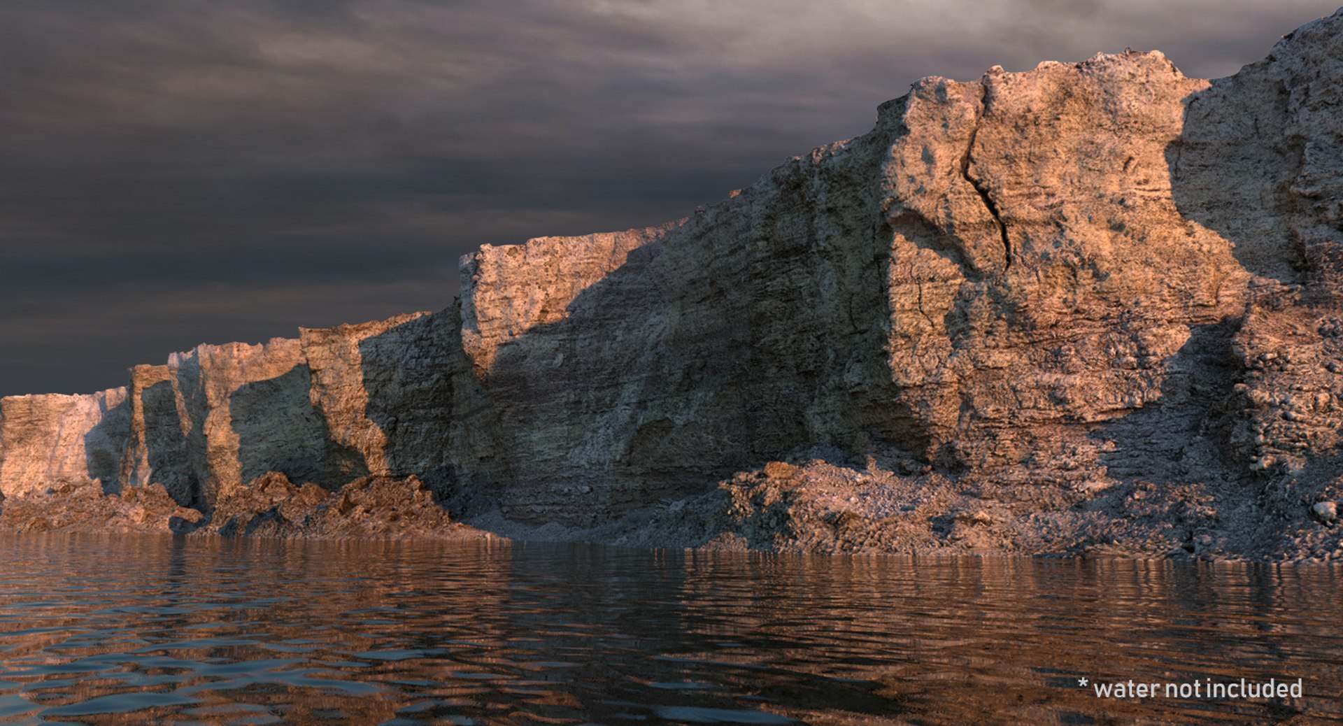 3D Sandy Cliff 8k Scanned - TurboSquid 1480744